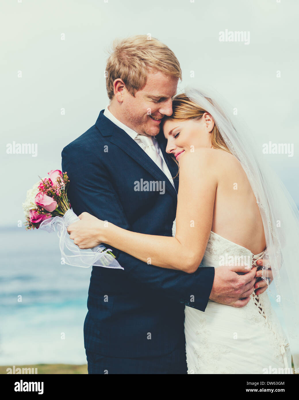 Wedding. Bride and Groom Stock Photo - Alamy