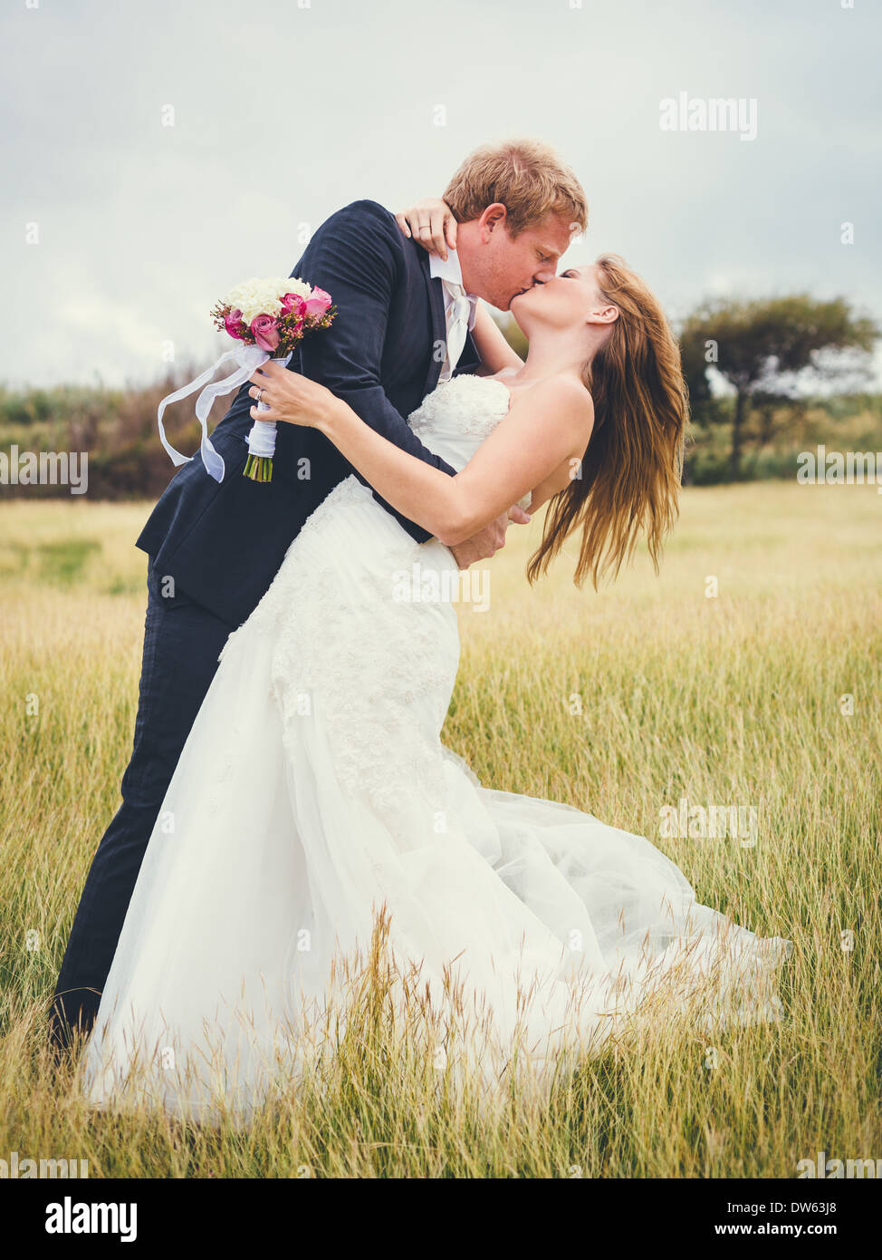 Wedding. Bride and Groom Stock Photo - Alamy