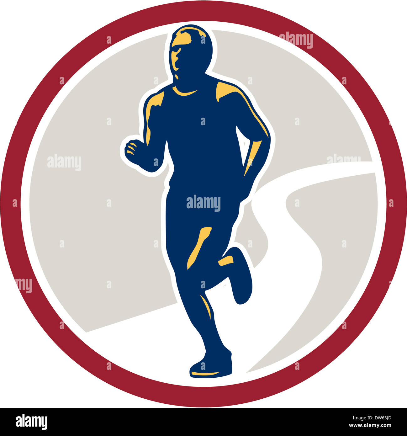 Runner Front Facing High Resolution Stock Photography and Images - Alamy