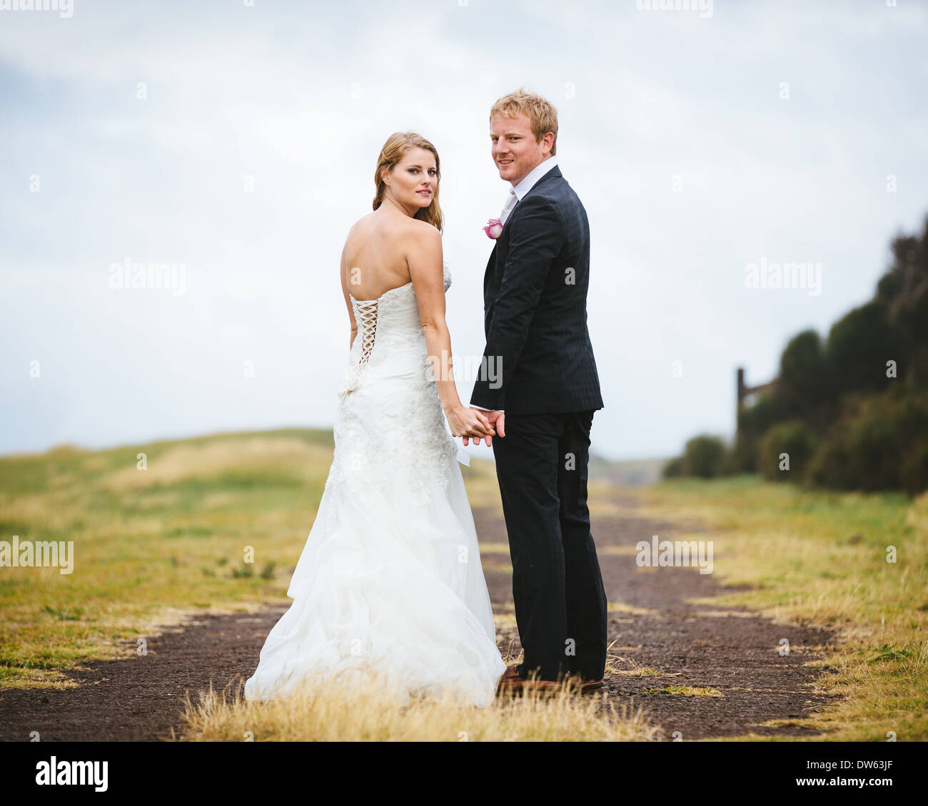 Bride groom husband wedding wife hi-res stock photography and images ...