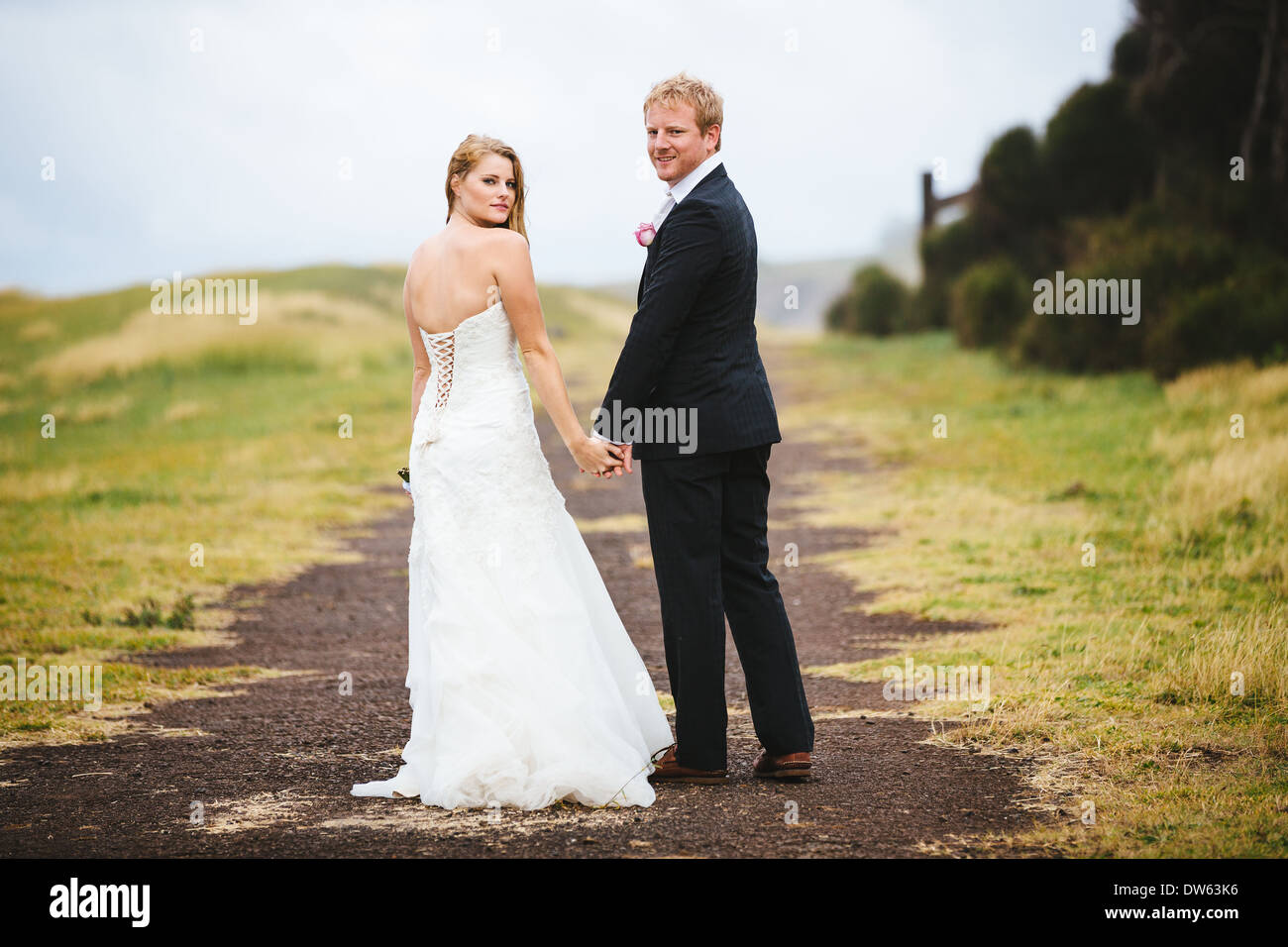 Wedding. Bride and Groom Stock Photo - Alamy