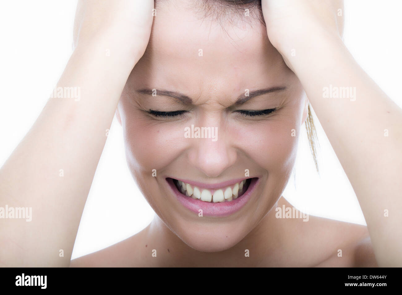 Stressed faces hi-res stock photography and images - Alamy
