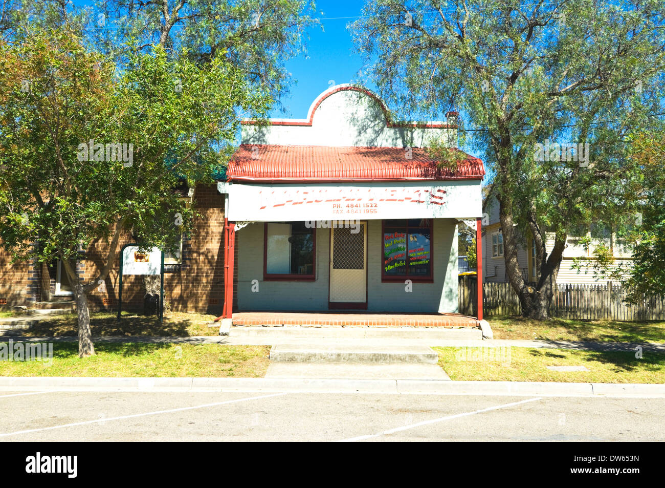 Old Butcher's Shop - Marulan - NSW - Australia Stock Photo - Alamy