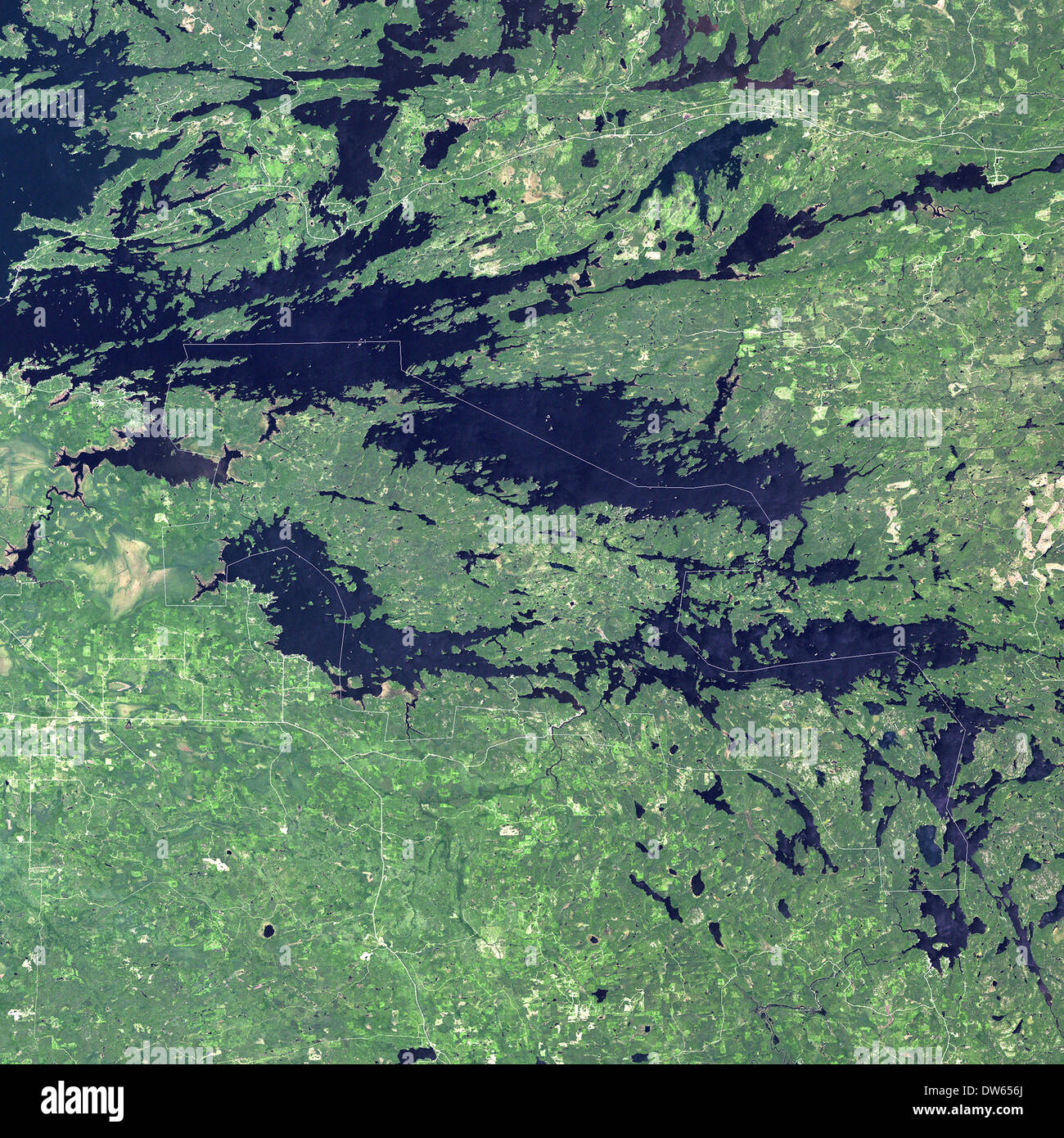 Aerial canadian shield hi-res stock photography and images - Alamy