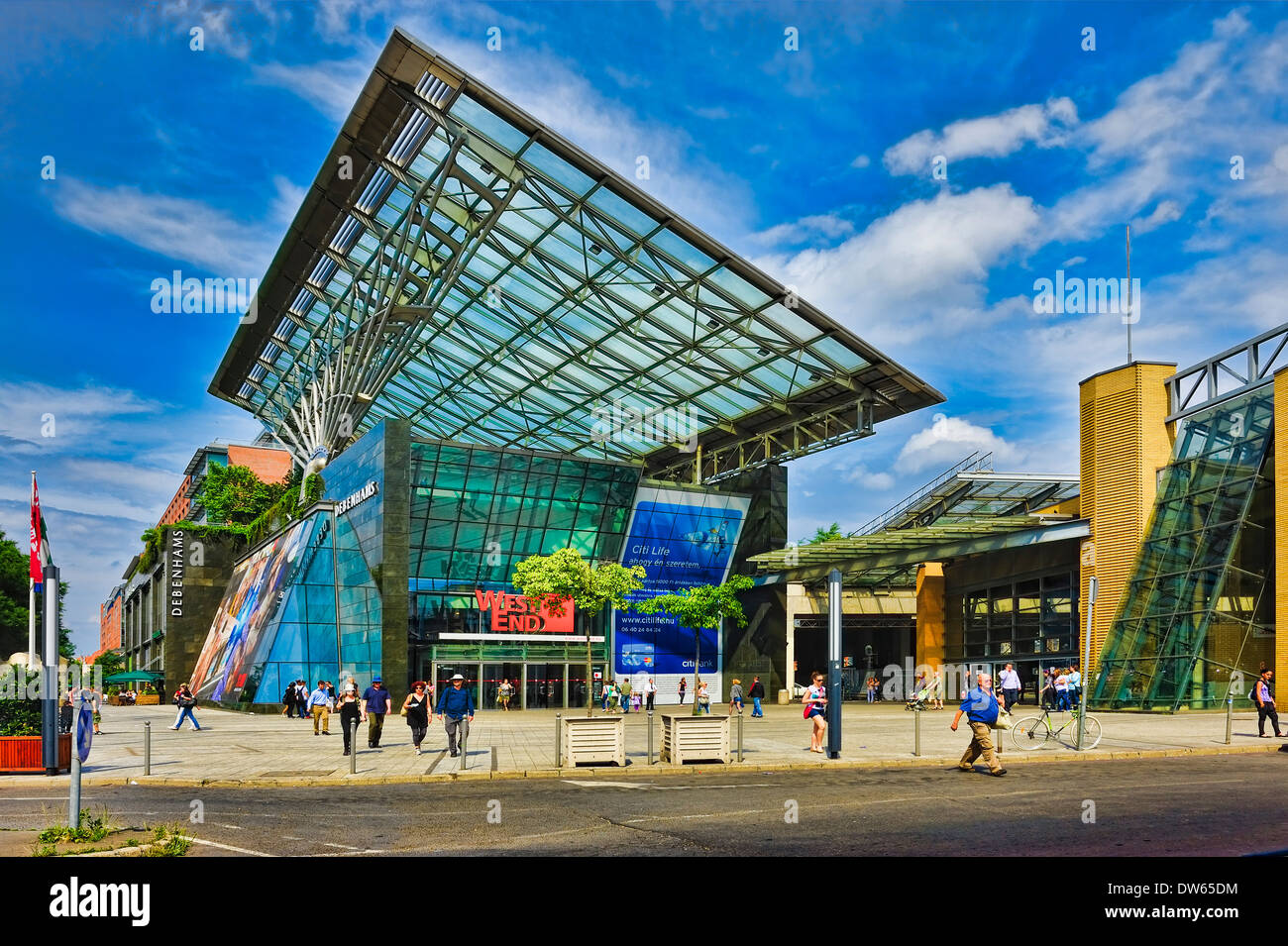 The West End shopping mall in Budapest Stock Photo - Alamy