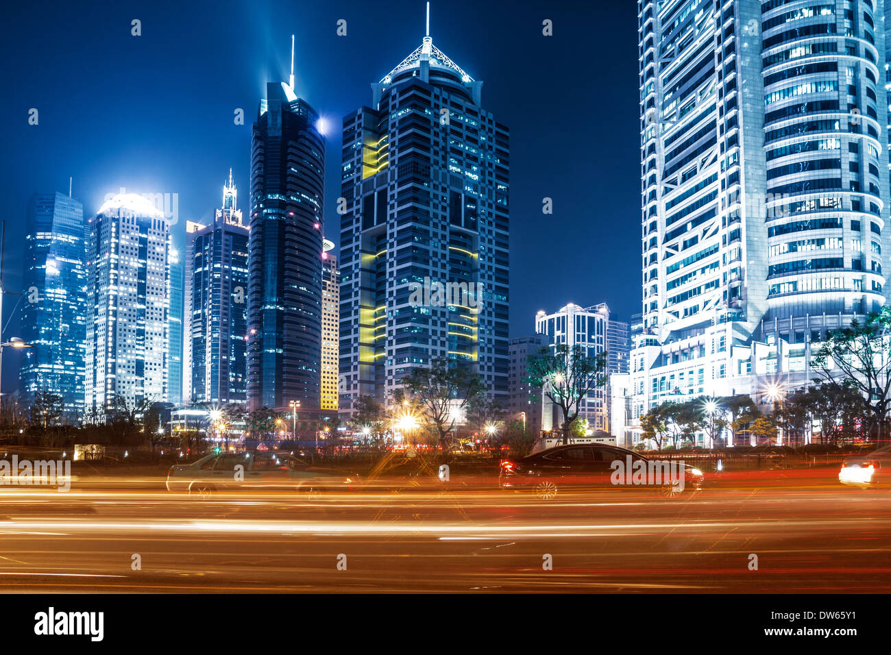 abstract architecture automobile blue blur building bus car central ...