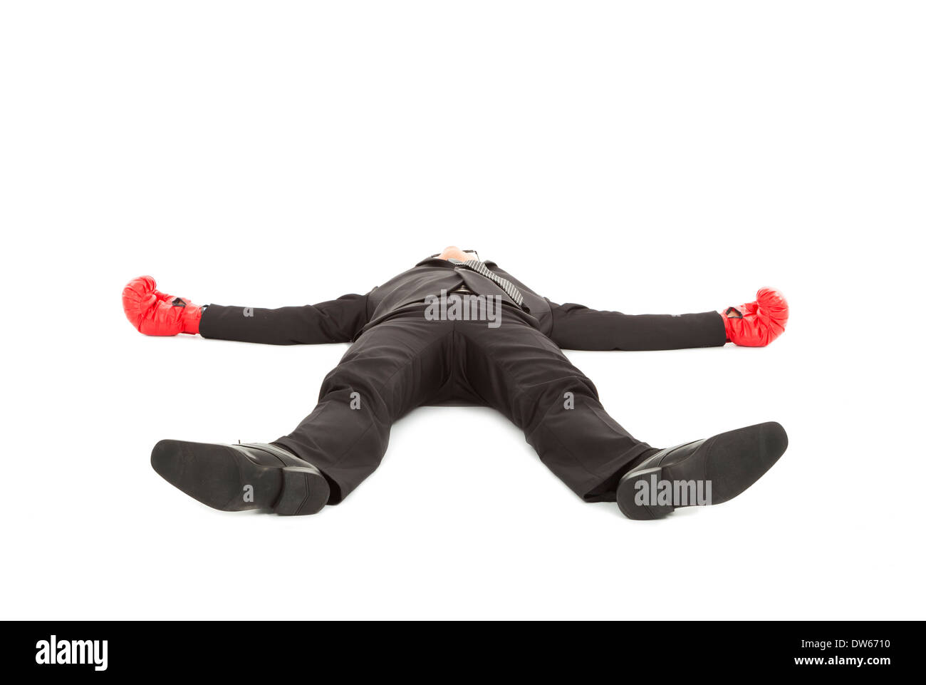 Knockout boxing floor Cut Out Stock Images & Pictures - Alamy