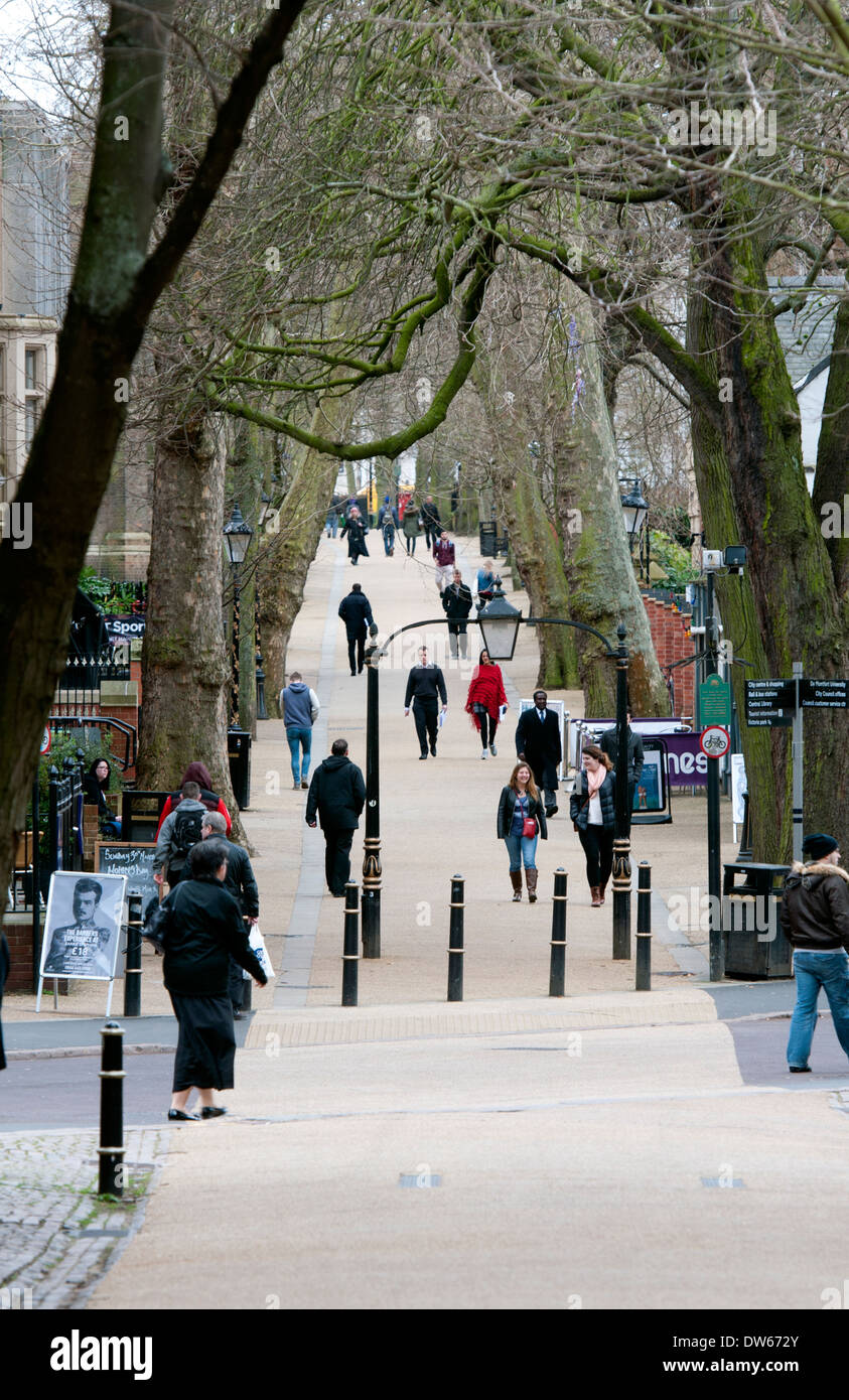Leicester Winter People Walking High Resolution Stock Photography and ...