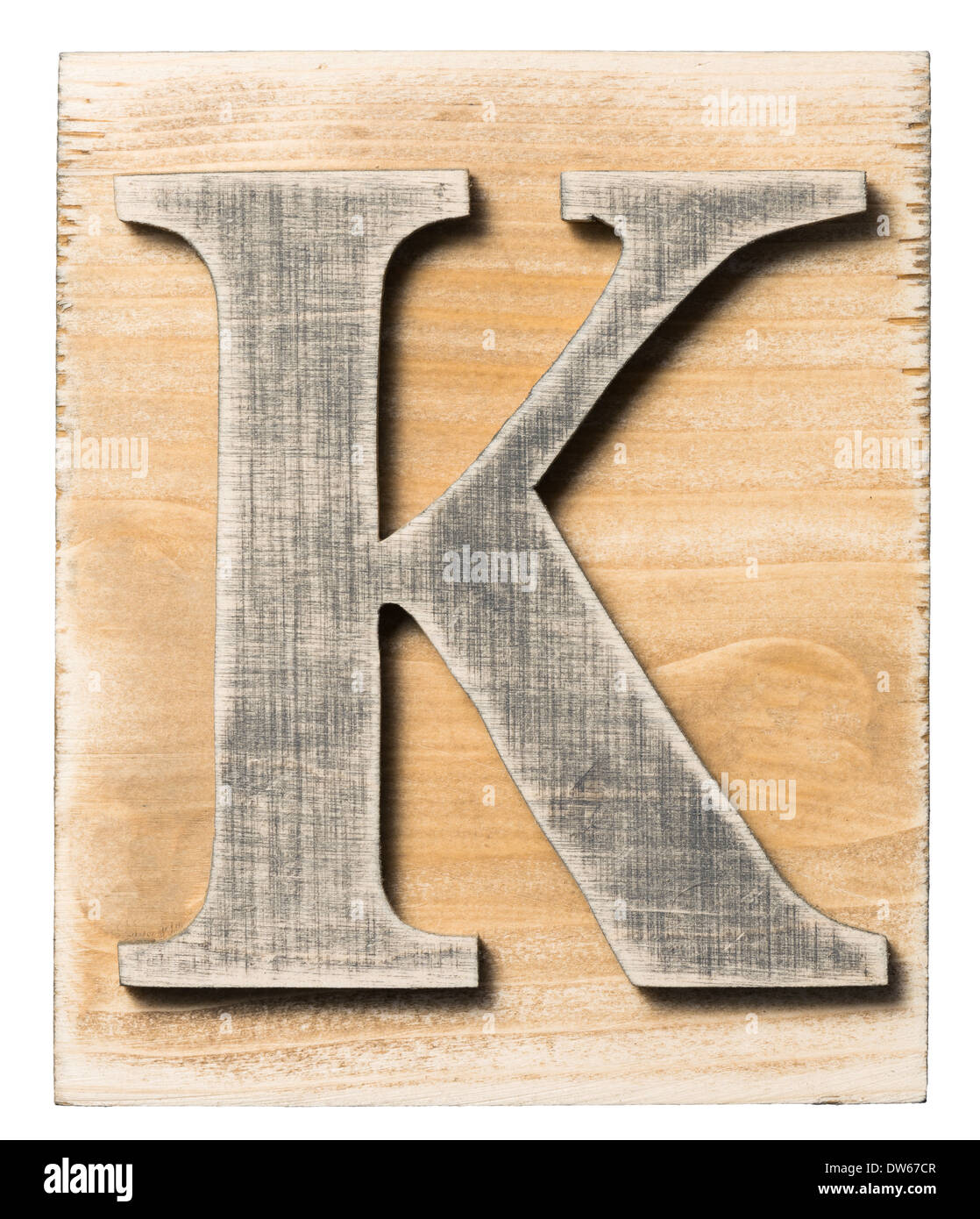 Wooden alphabet letter block isolated on white Stock Photo - Alamy