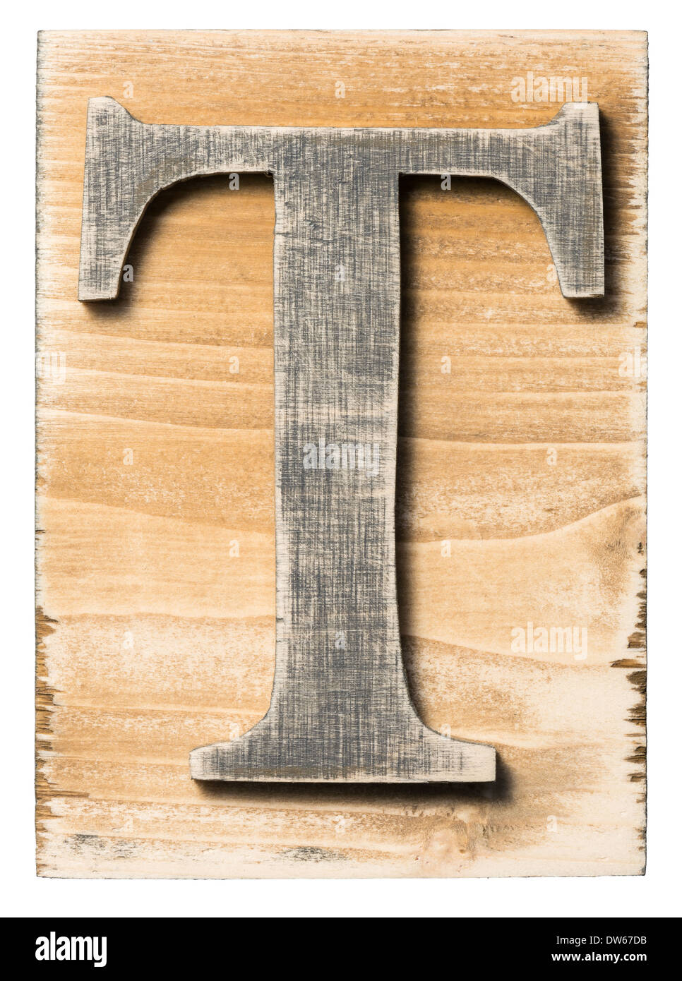 Wooden alphabet letter block isolated on white Stock Photo - Alamy