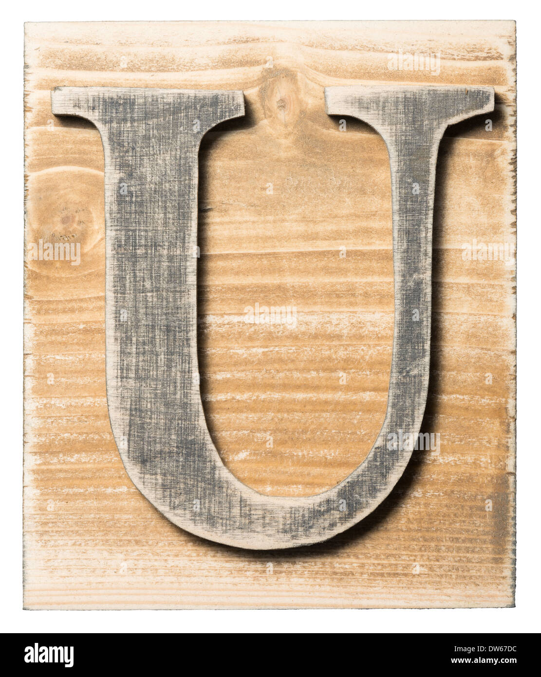 Wooden alphabet letter block isolated on white Stock Photo - Alamy