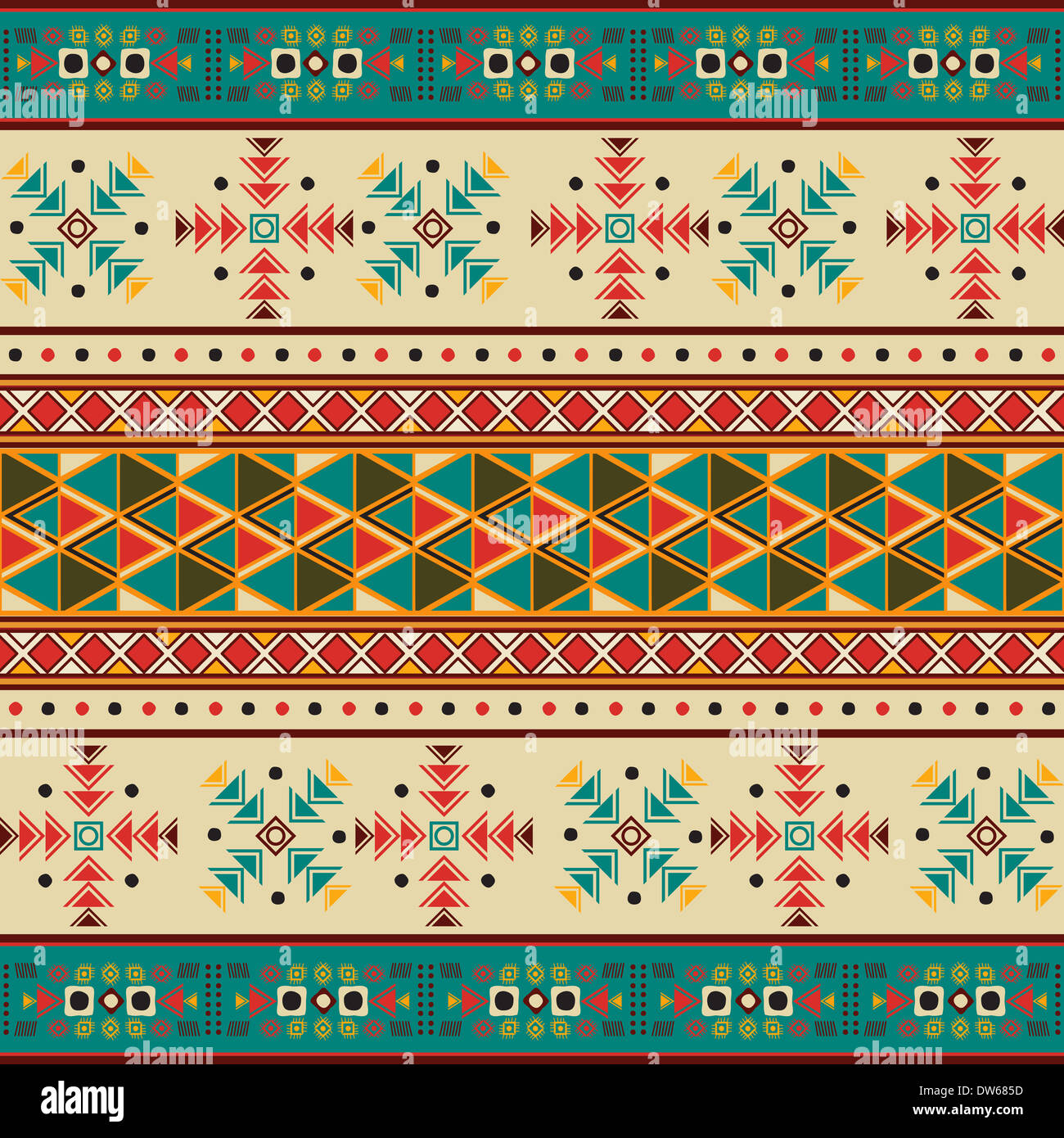 Seamless tile with navaho pattern Stock Photo - Alamy