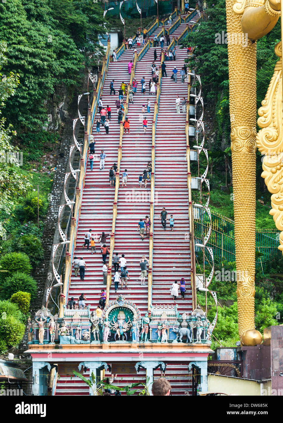 Temple climb steps tourist hi-res stock photography and images - Alamy