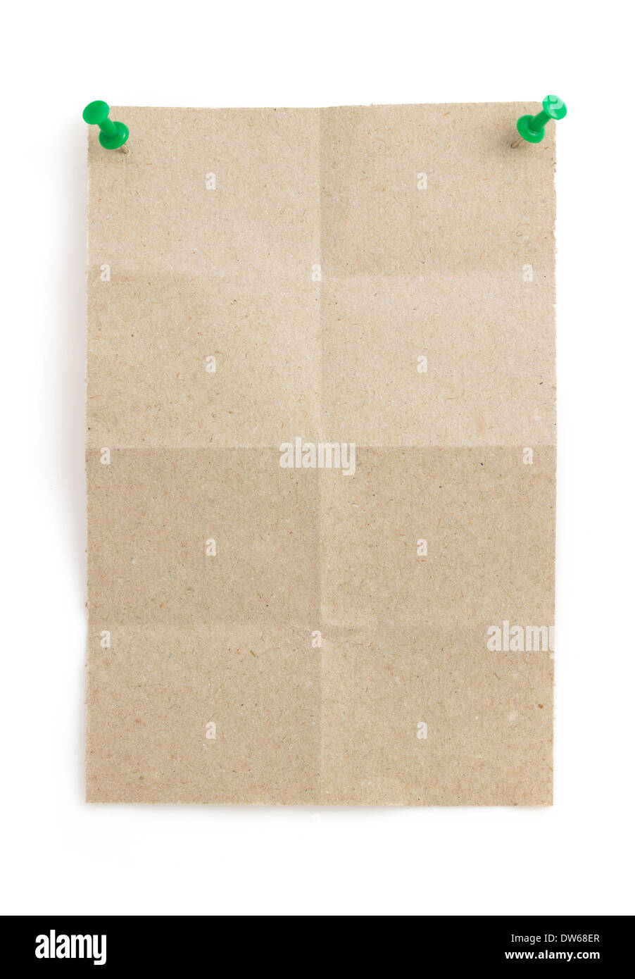 folded note paper isolated on white background Stock Photo - Alamy