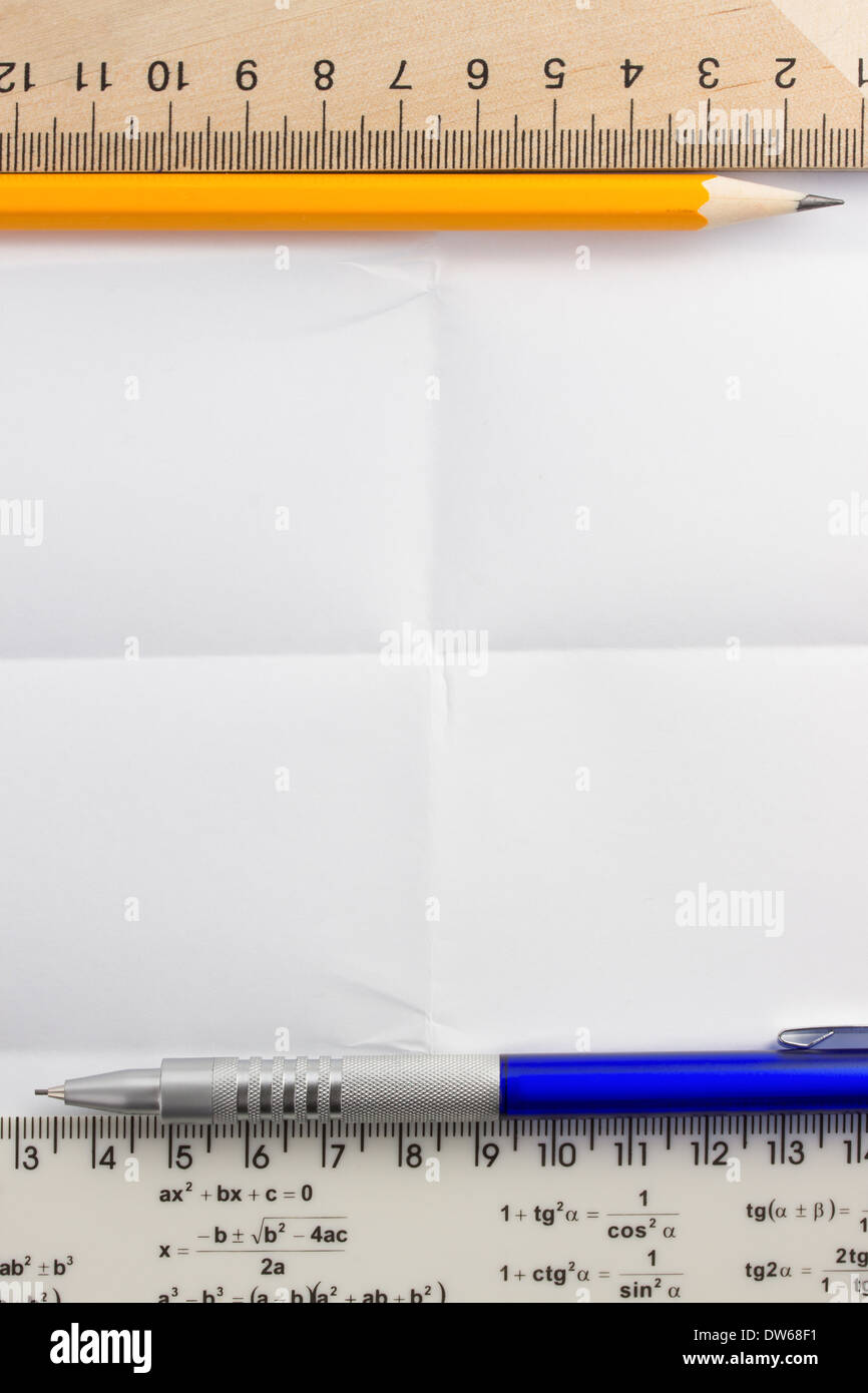 folded white paper as background texture Stock Photo - Alamy