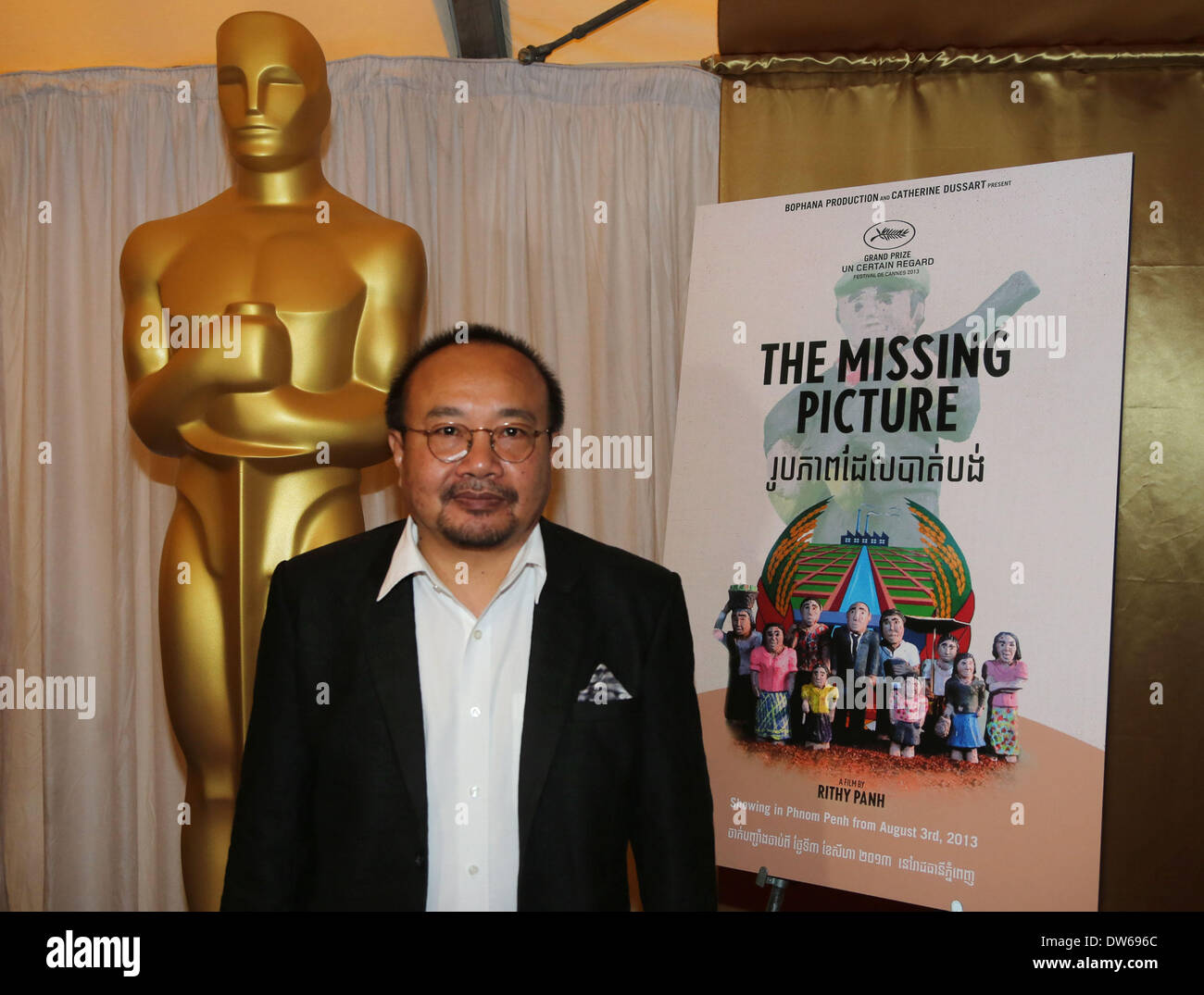 Hollywood, California, USA. 28th Feb, 2014. Director Rithy Panh attends ...