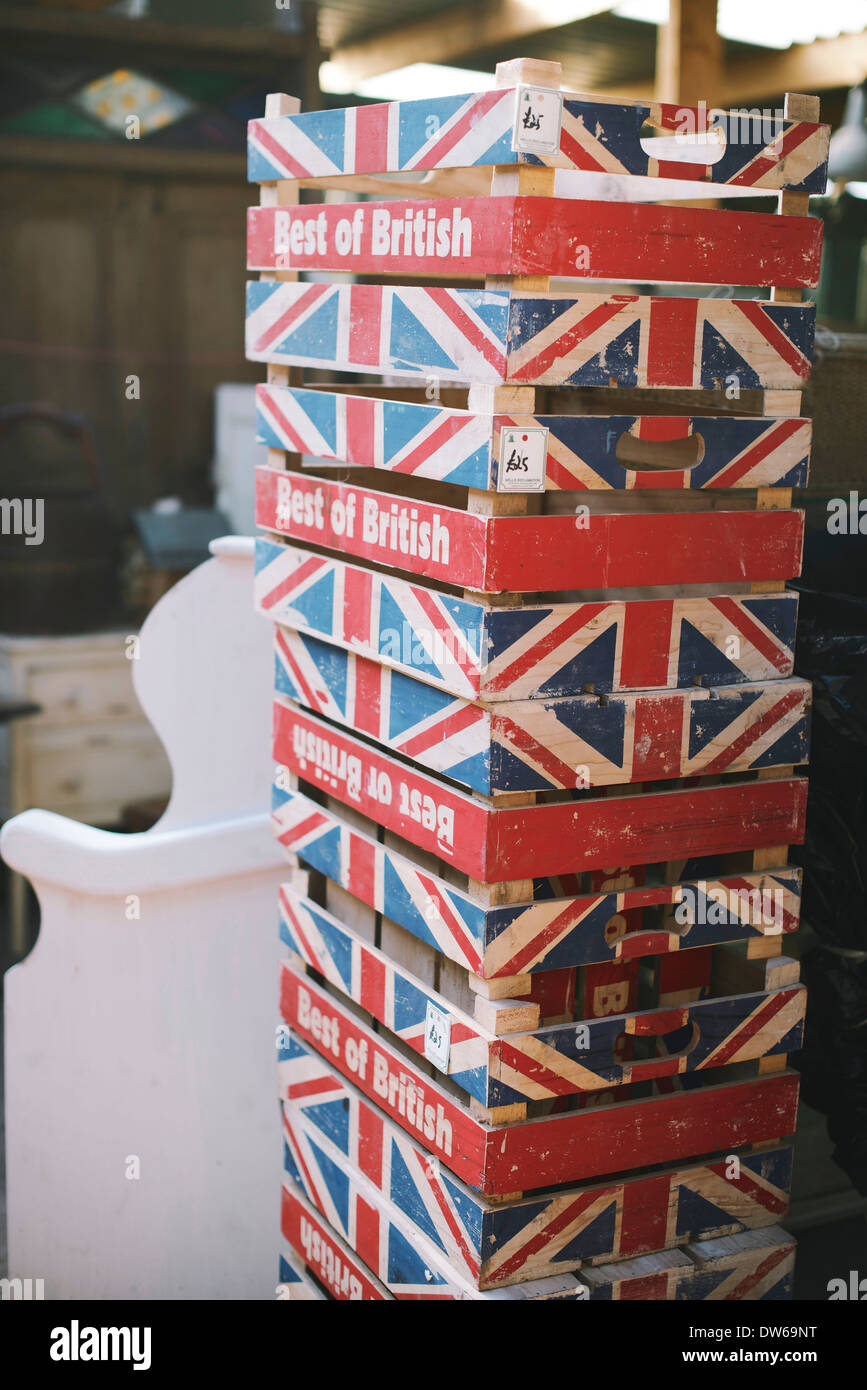 BRITISH FRUIT BOXES Stock Photo - Alamy