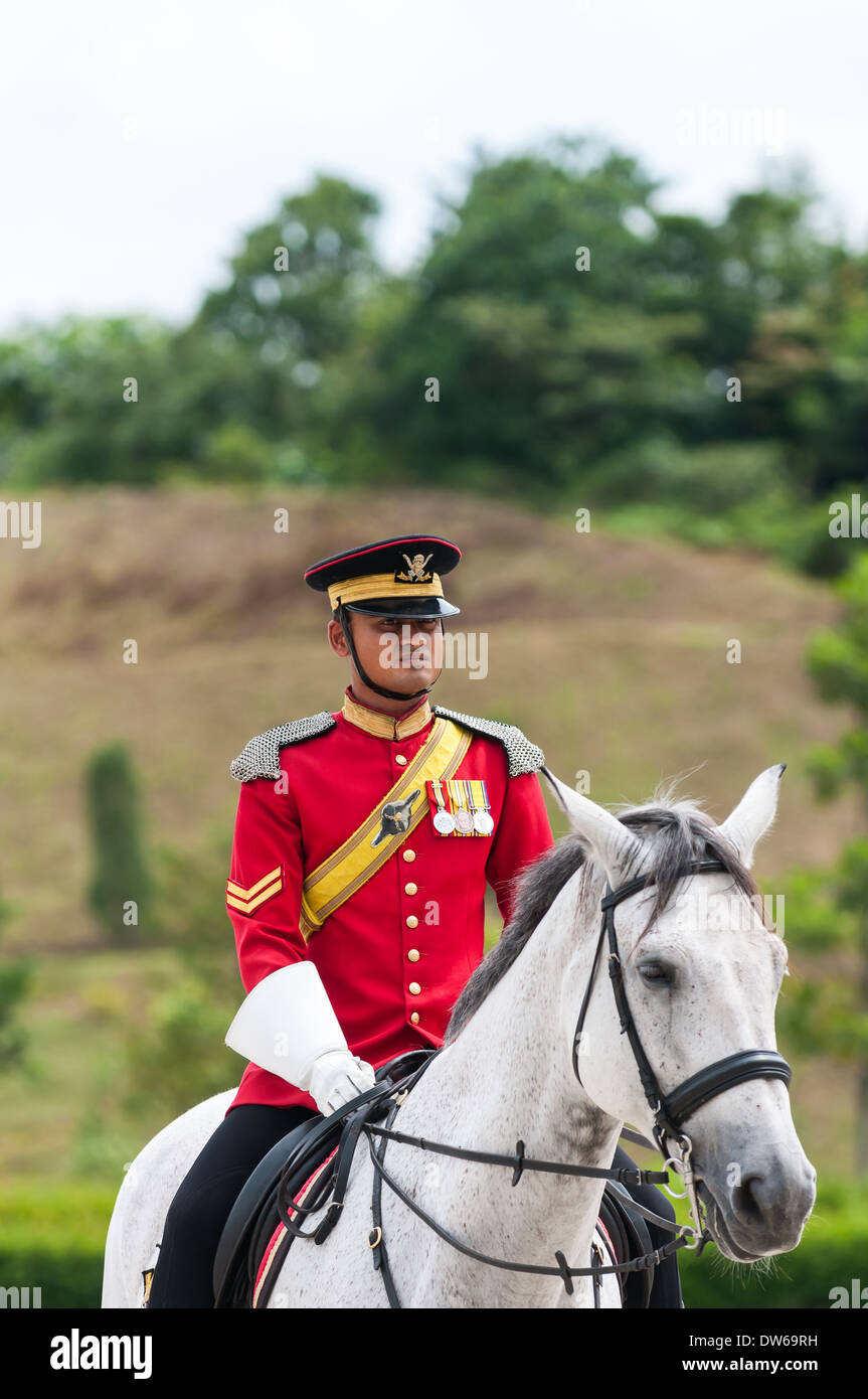 Royal guard at the Royal Palace in Kuala Lumpur, Malaysia Stock Photo ...