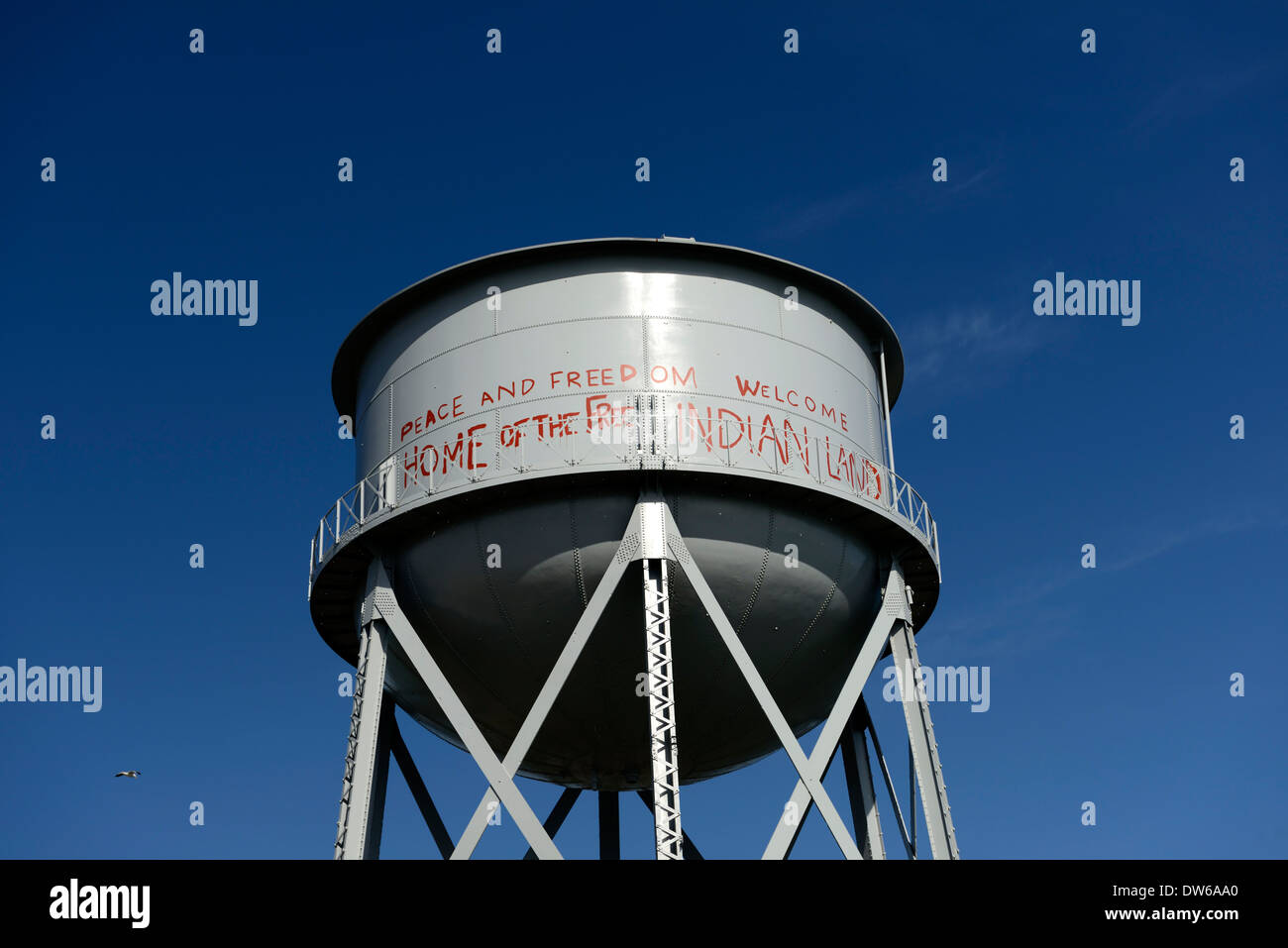 indians welcome graffiti sign alcatraz island jail maximum security ...