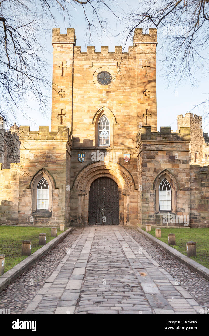 Entrance to Durham Castle, Durham, County Durham, England Stock Photo ...