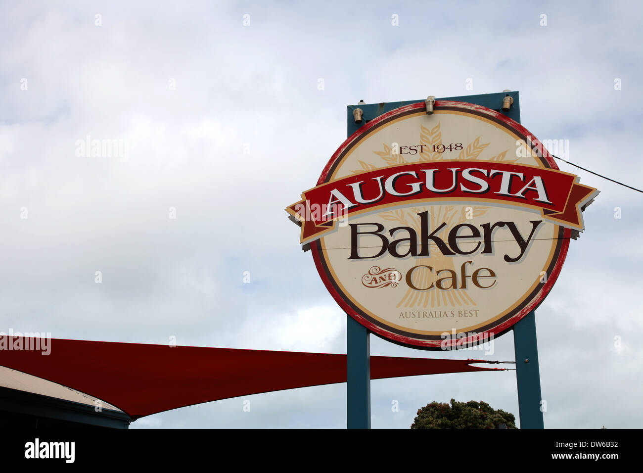 Augusta Bakery sign Western Australia Stock Photo - Alamy