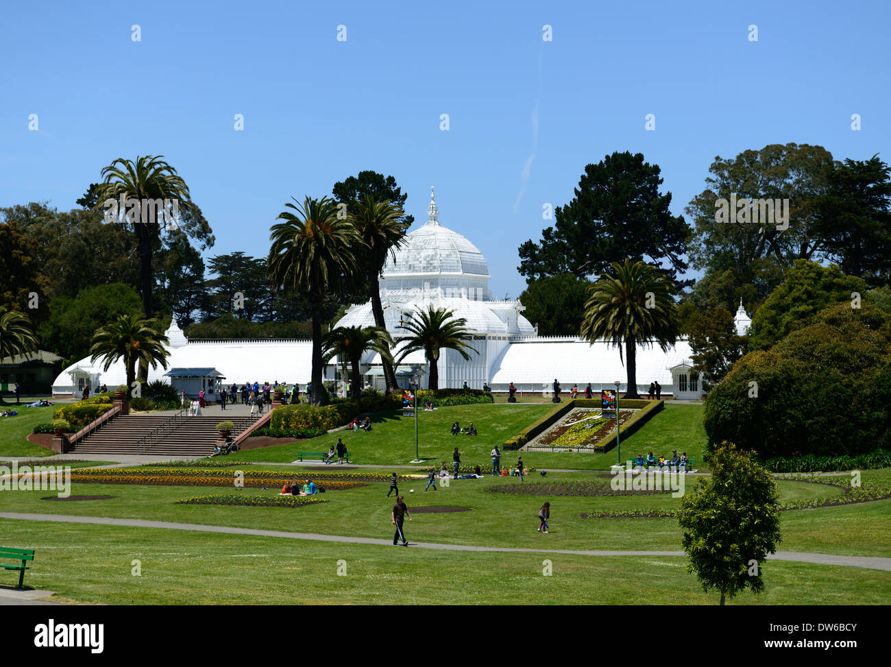 conservatory of flowers Golden Gate Park San Francisco California ...