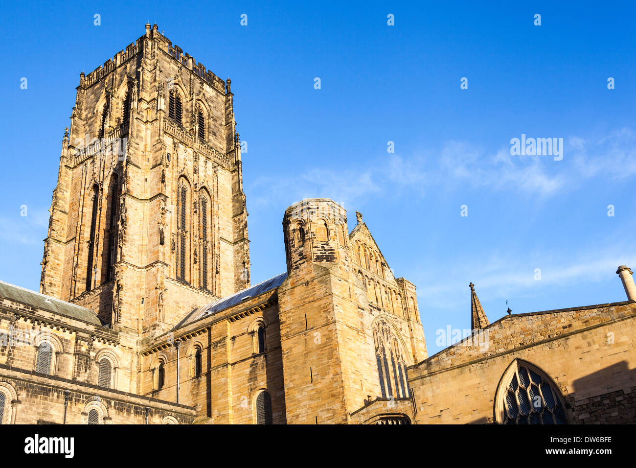 Durham cathedral viewed from outside city hi-res stock photography and ...