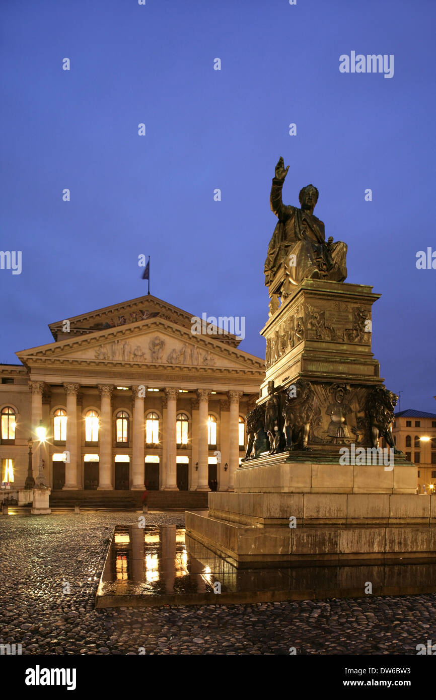 The Bavarian State Opera House or Bayerische Staatsoper, Max-Joseph ...