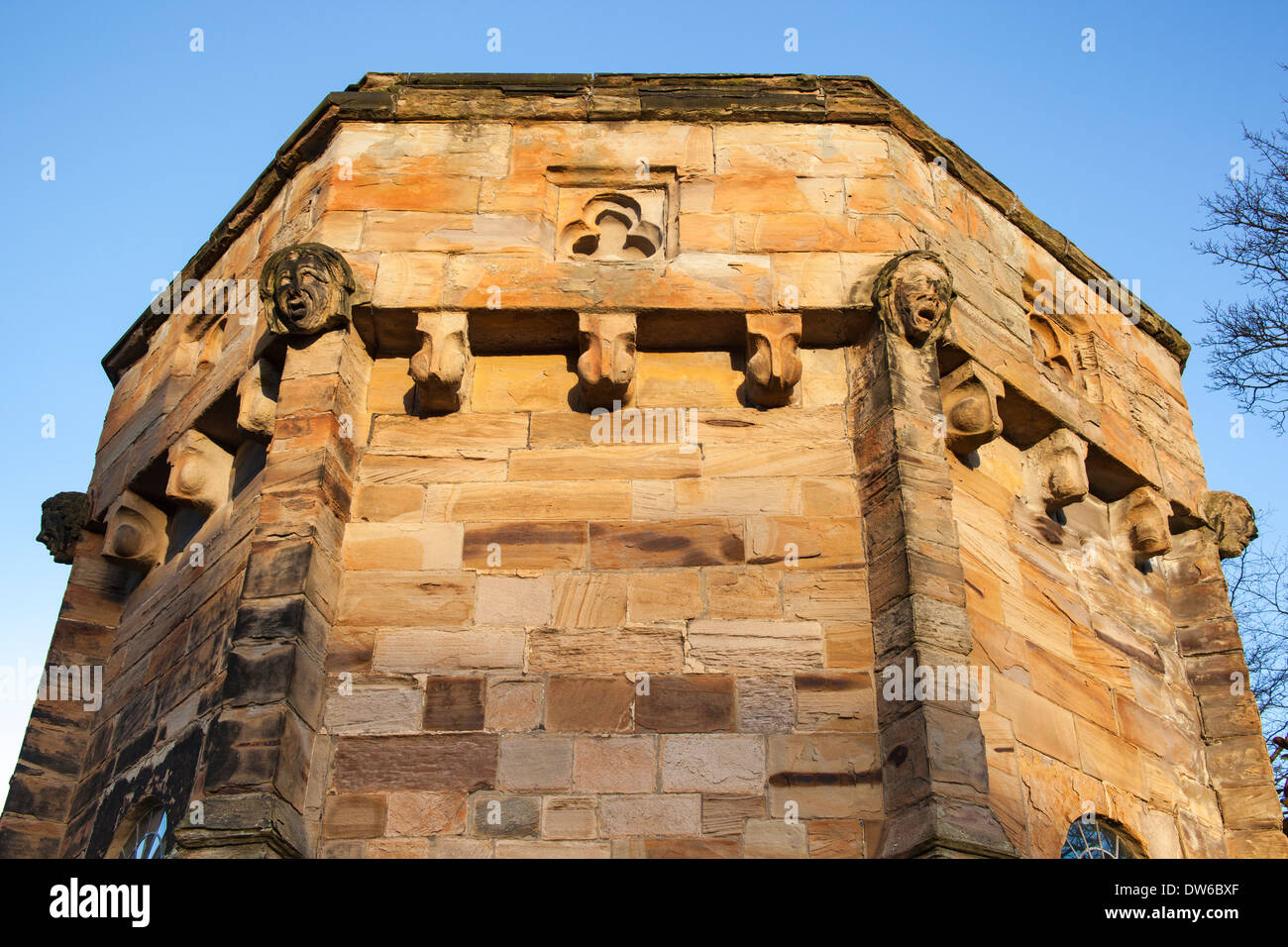 The water tower outside Durham Cathedral, The College Green, Durham ...