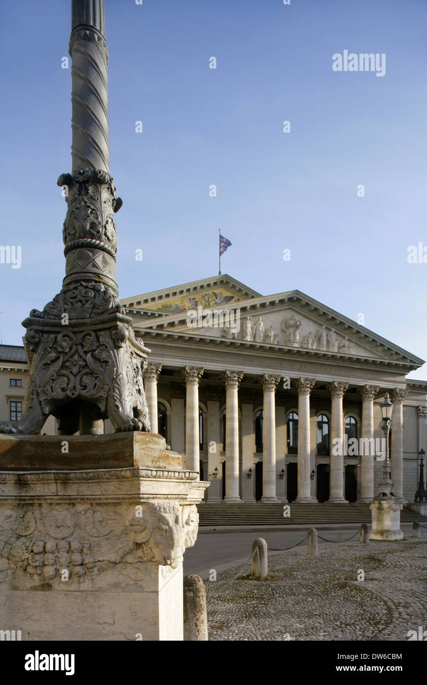 The Bavarian State Opera House or Bayerische Staatsoper, Max-Joseph ...