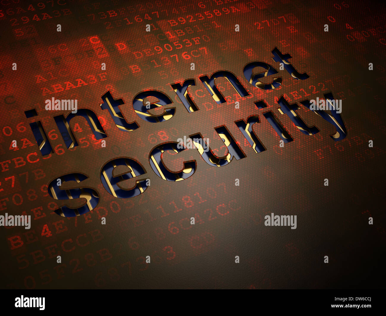 Safety concept: Internet Security on digital screen background Stock ...