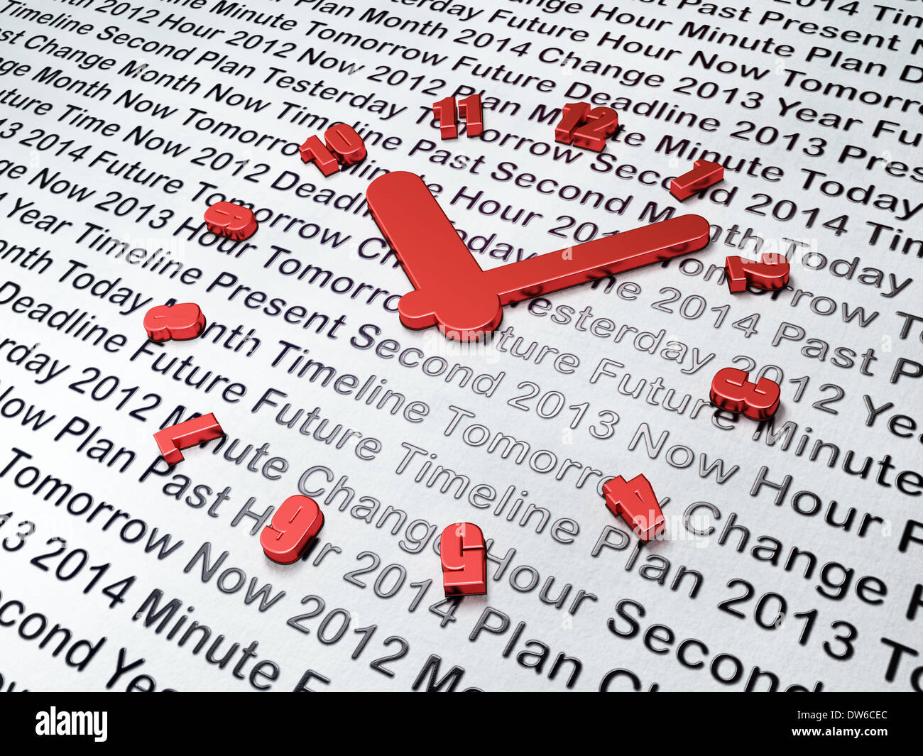 Timeline concept: Clock on Time background Stock Photo - Alamy