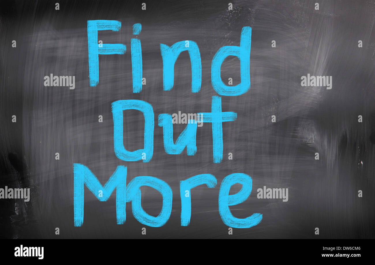 Find Out More Concept Stock Photo - Alamy