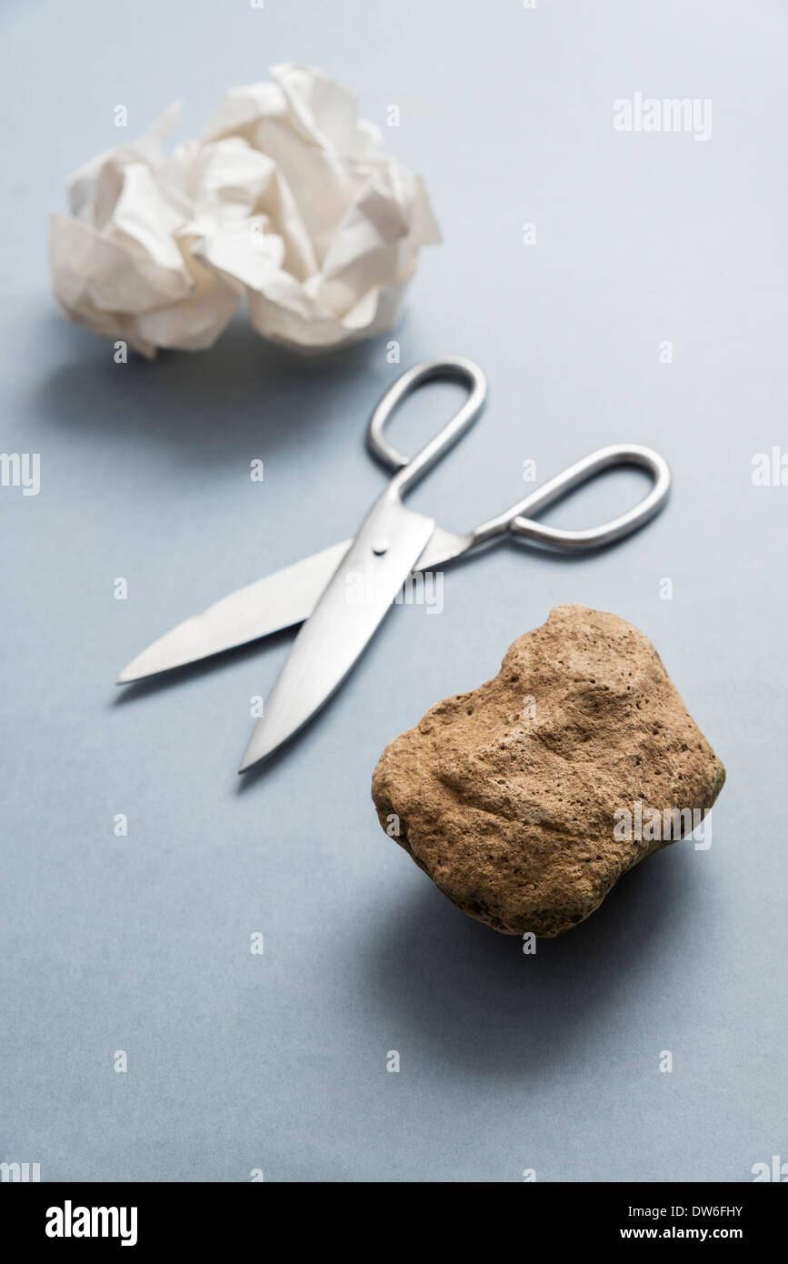 Rock paper scissors hi-res stock photography and images - Alamy