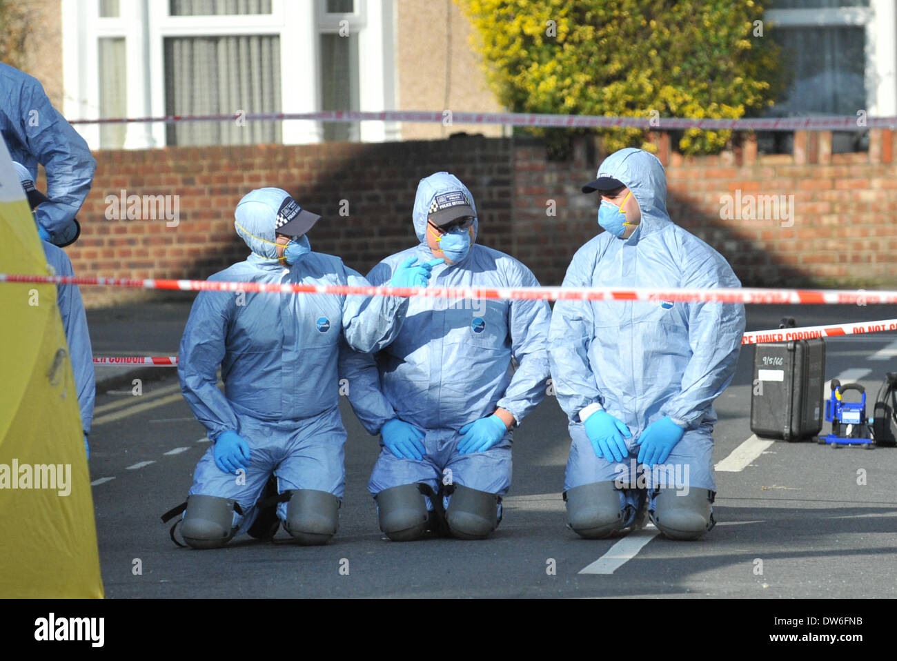 Crime scene suits hi-res stock photography and images - Alamy