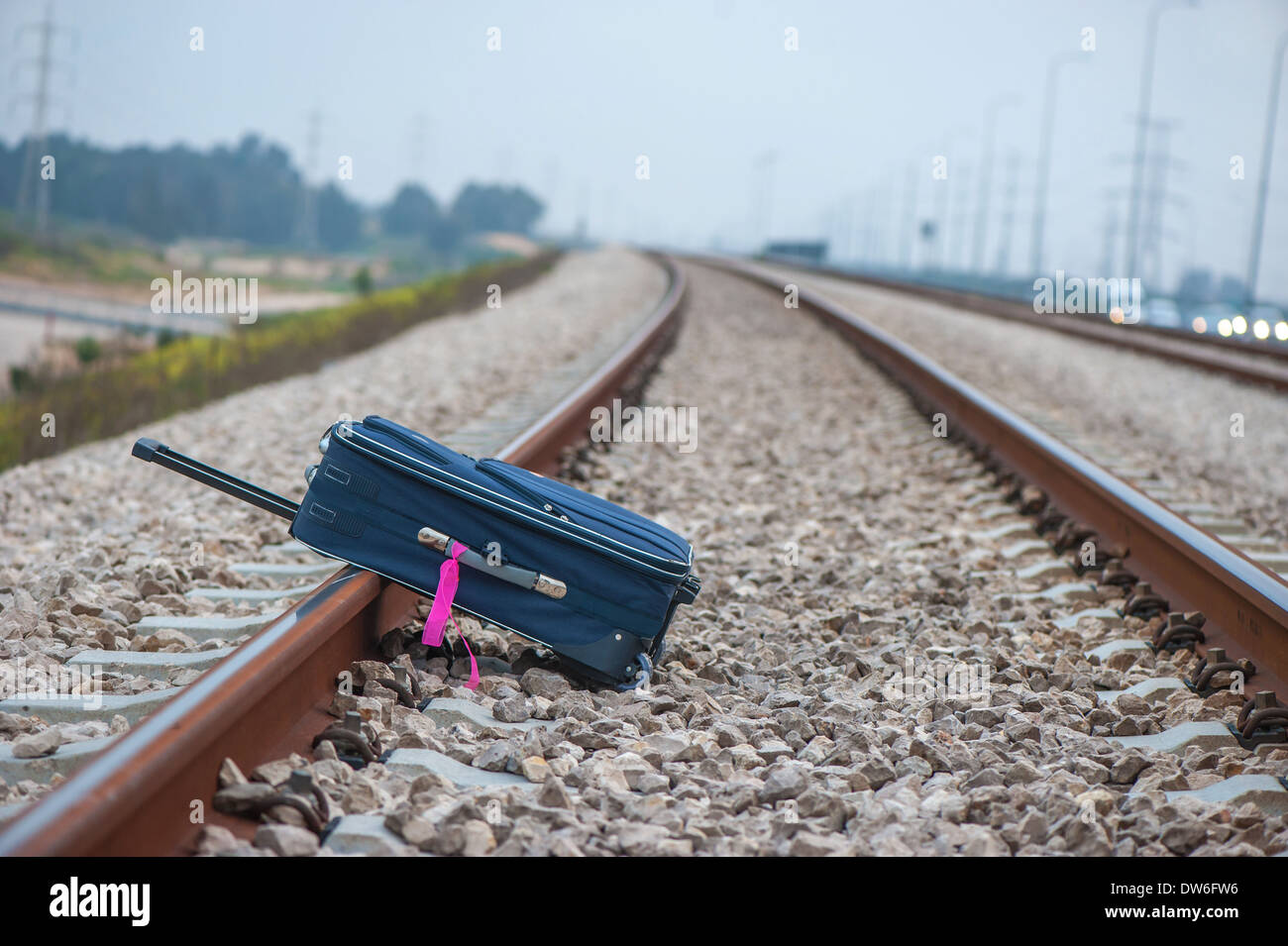 On the Rails Stock Photo - Alamy