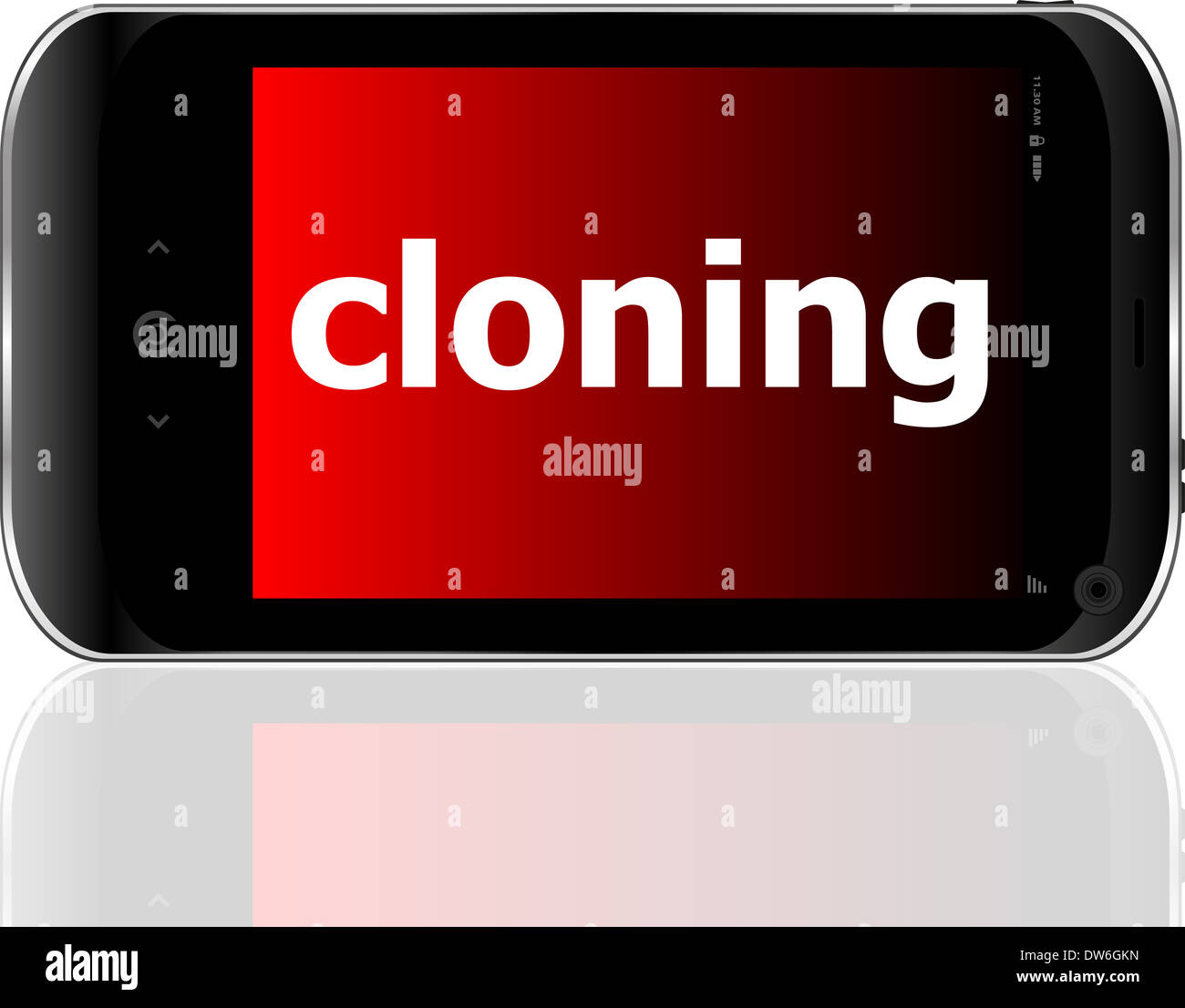 cloning word on smart mobile phone, business concept Stock Photo - Alamy