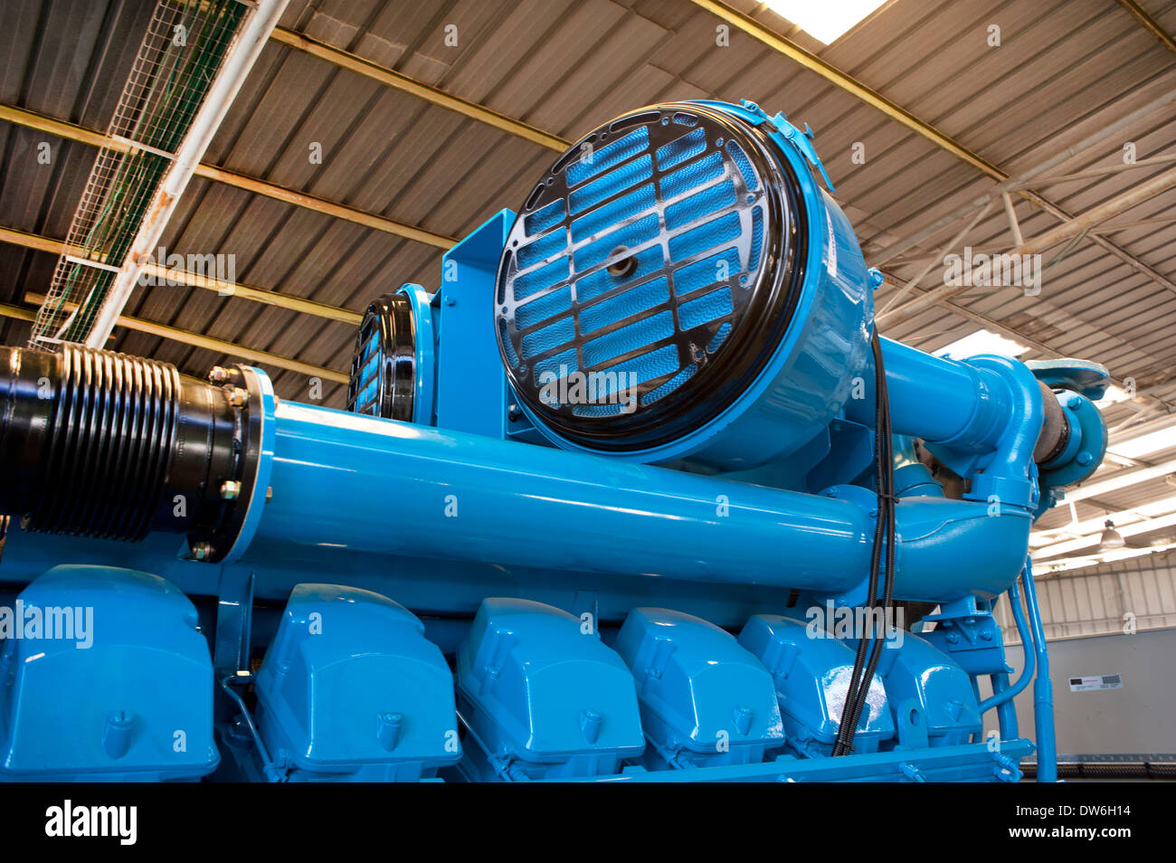 Industrial generators at the plant Stock Photo - Alamy