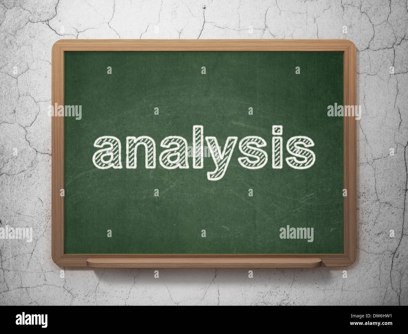 Marketing concept: Analysis on chalkboard background Stock Photo - Alamy