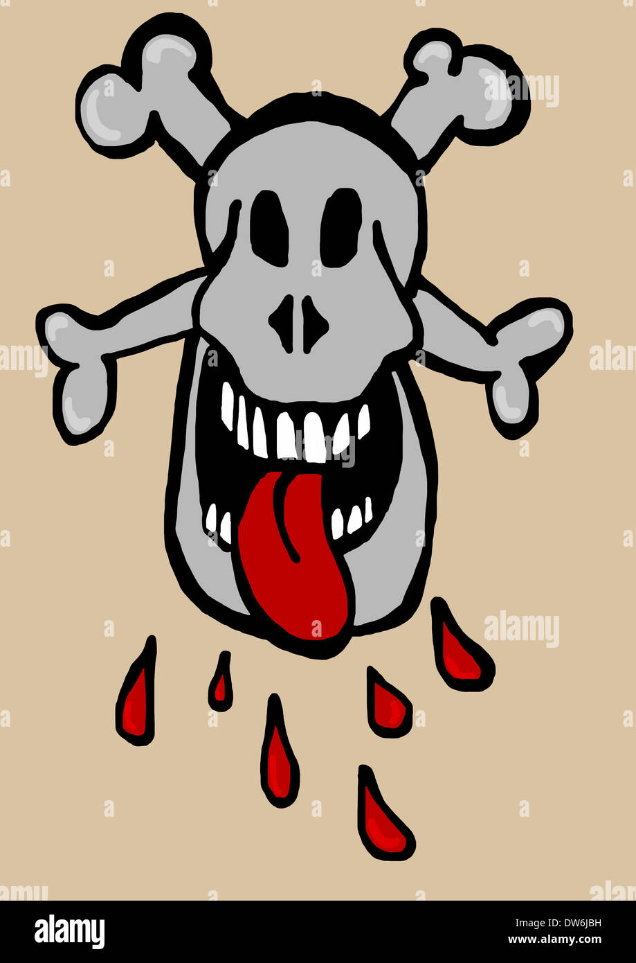 Scared skull hi-res stock photography and images - Alamy