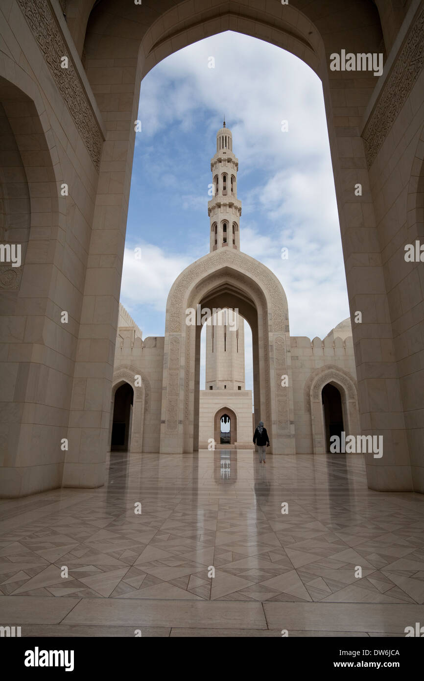Grand Mosque Muscat Oman Stock Photo - Alamy