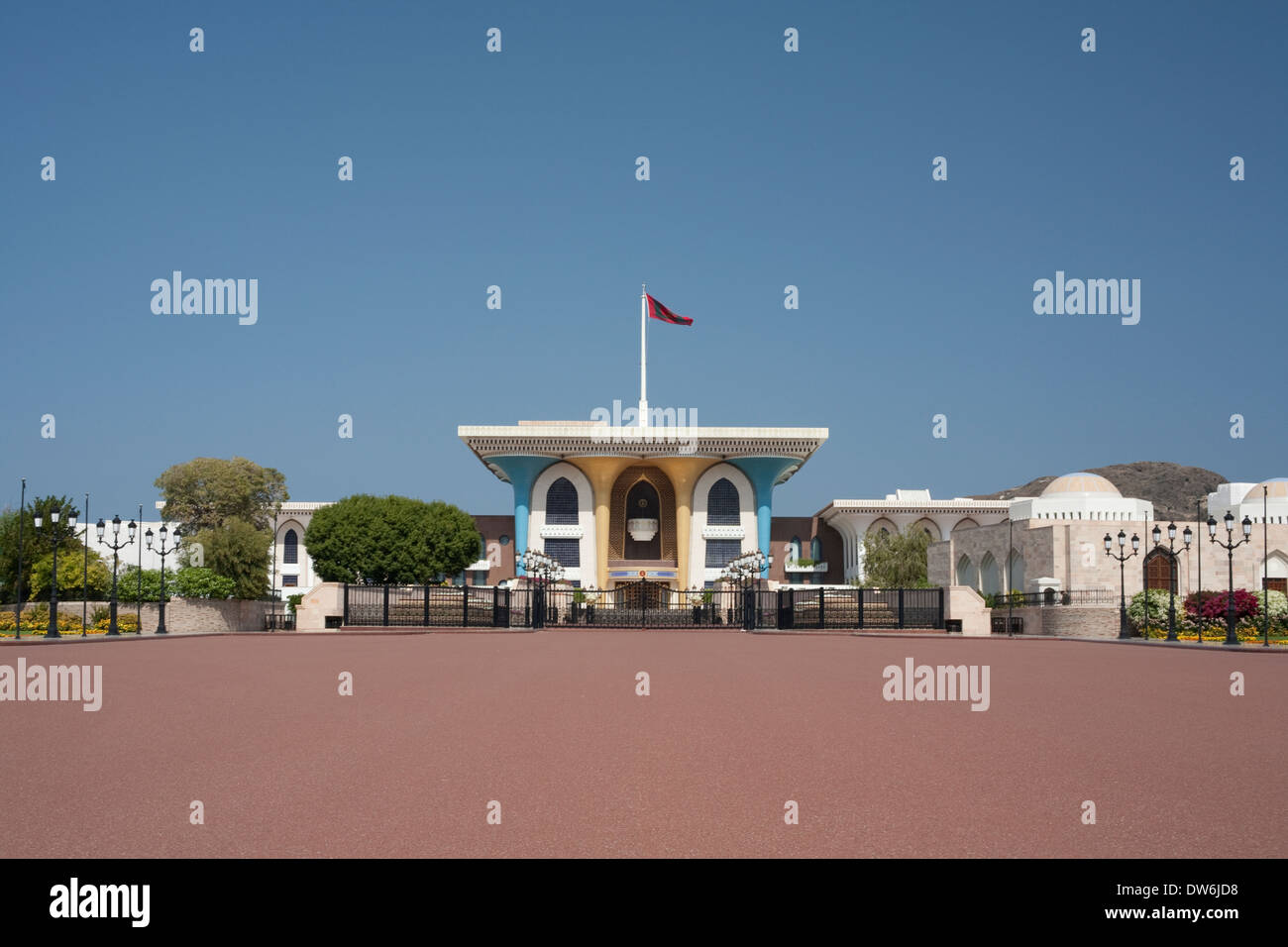 Al Alam Palace Muscat Oman Stock Photo - Alamy