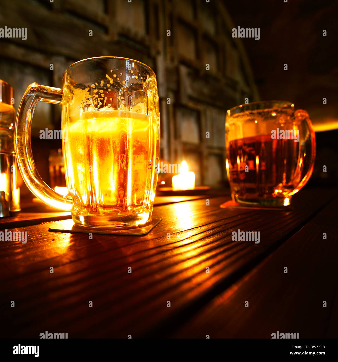 Mugs beer foam in hi-res stock photography and images - Alamy