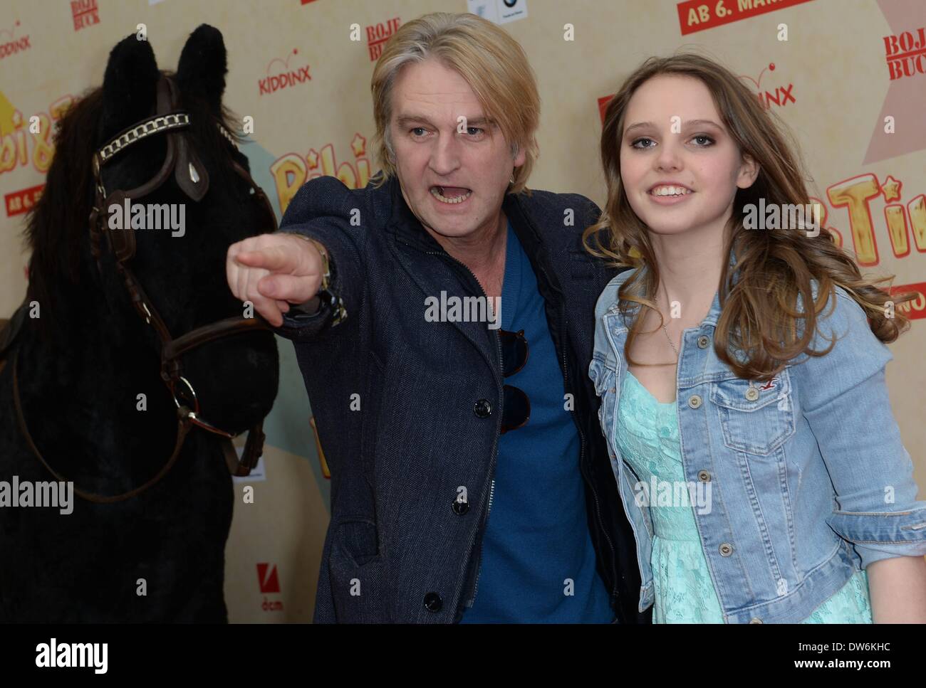 The actor Detlev Buck and actress Lina Larissa Strahl attend the ...