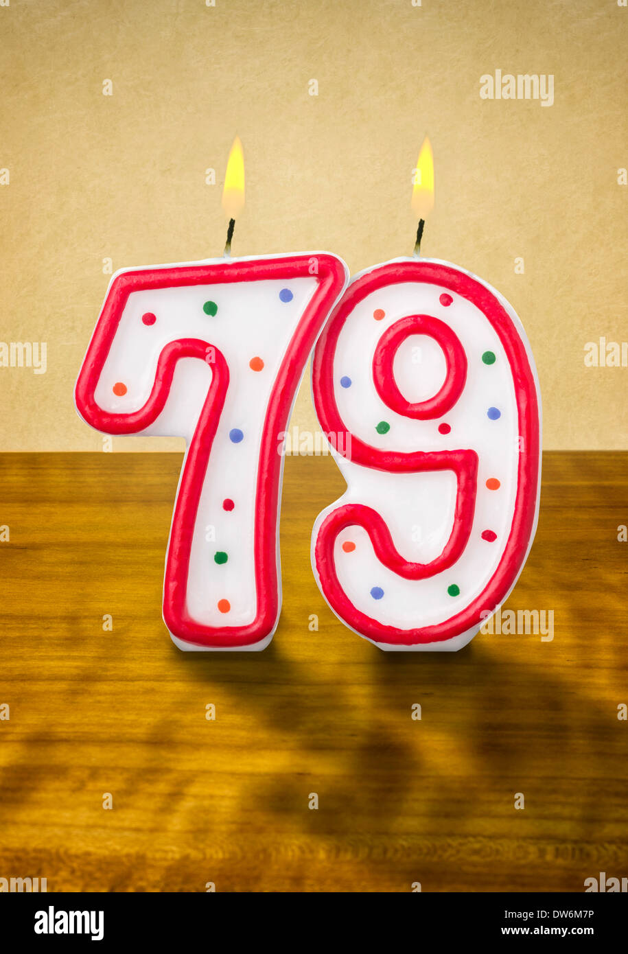 3d number 79 hi-res stock photography and images - Alamy