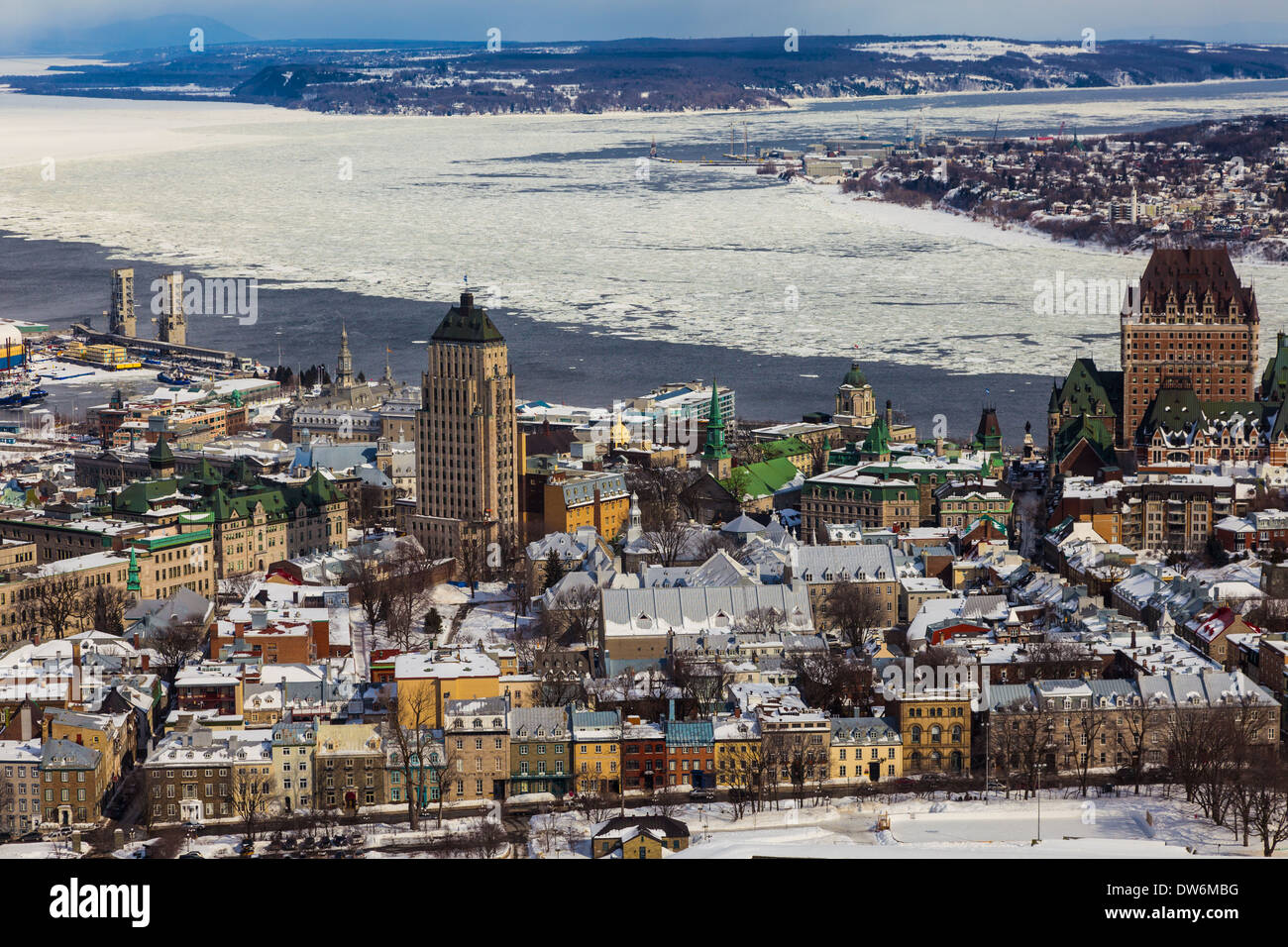 Old quebec aerial hi-res stock photography and images - Alamy