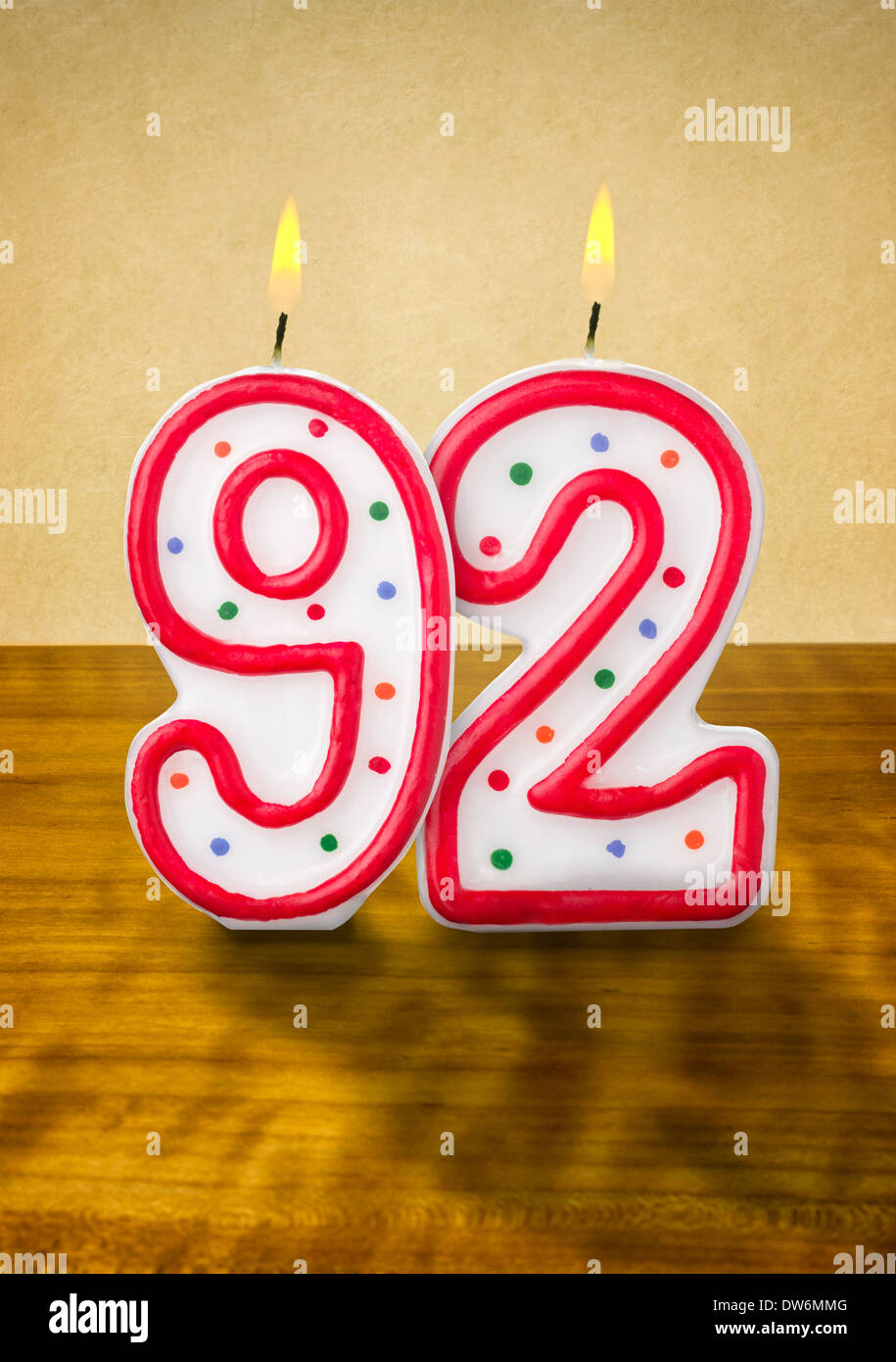 Number 92 High Resolution Stock Photography and Images - Alamy