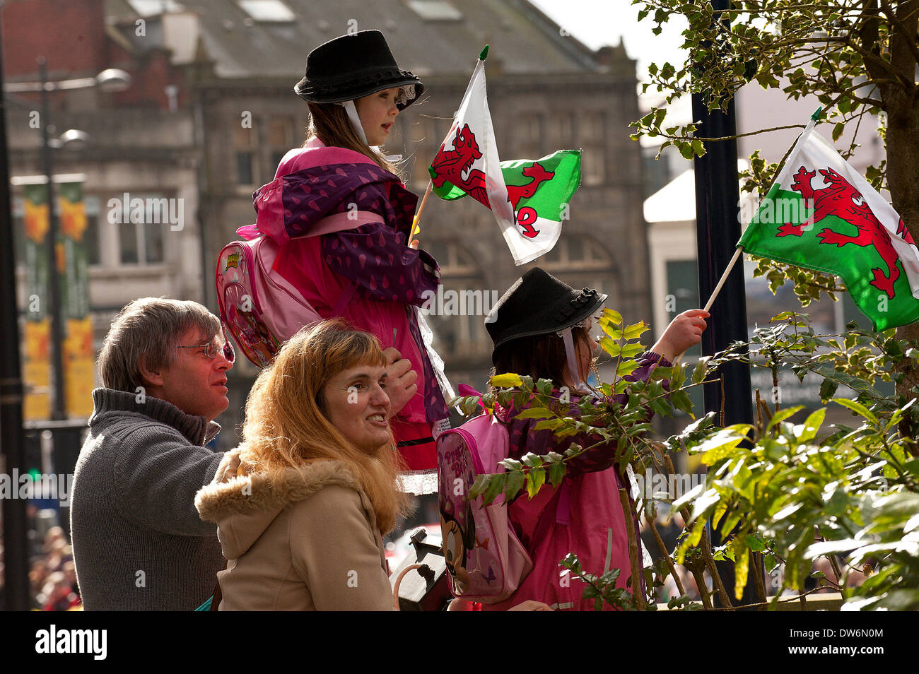 Cardiff, Glamorgan, Wales, UK. 1st March, 2014. Thousands flock to ...