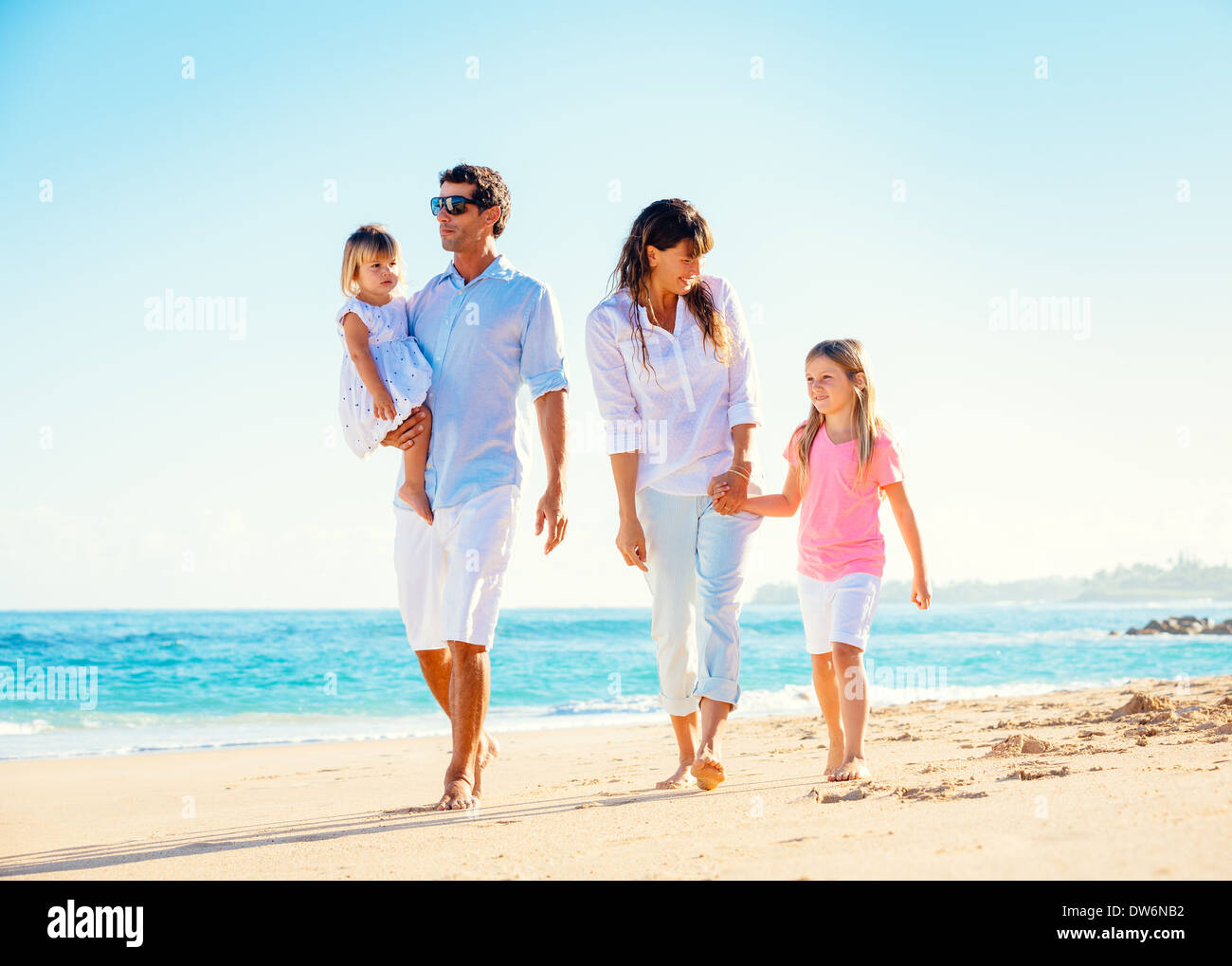 Brother sister running the beach hi-res stock photography and images ...