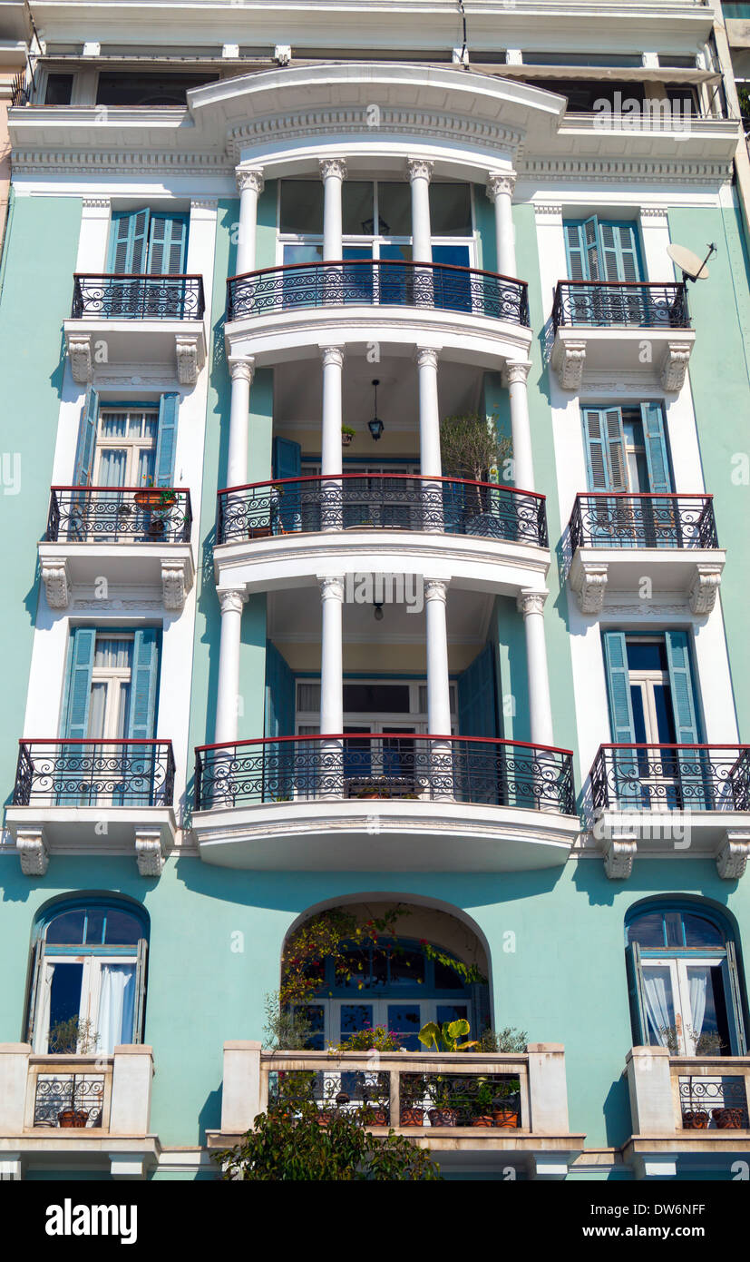 Historic building located at Thessaloniki city in Greece. Area of ...